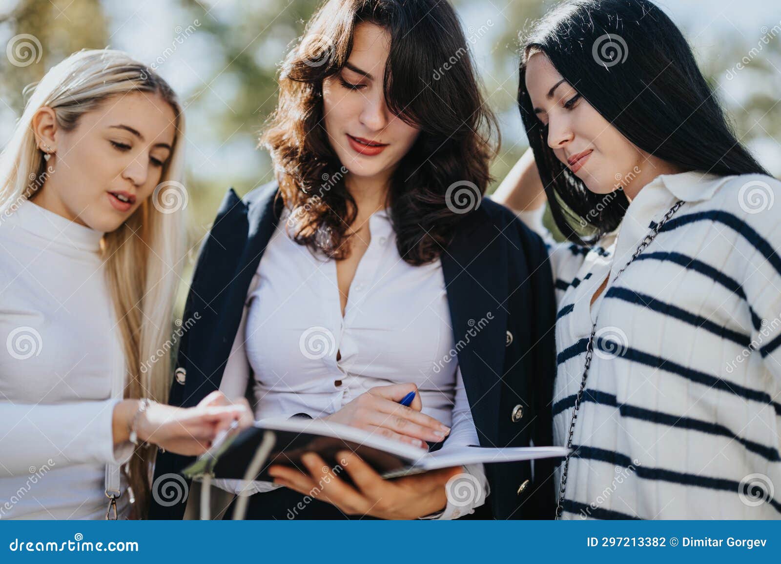 Successful Collaboration. Students Achieving Goals and Exchanging ...