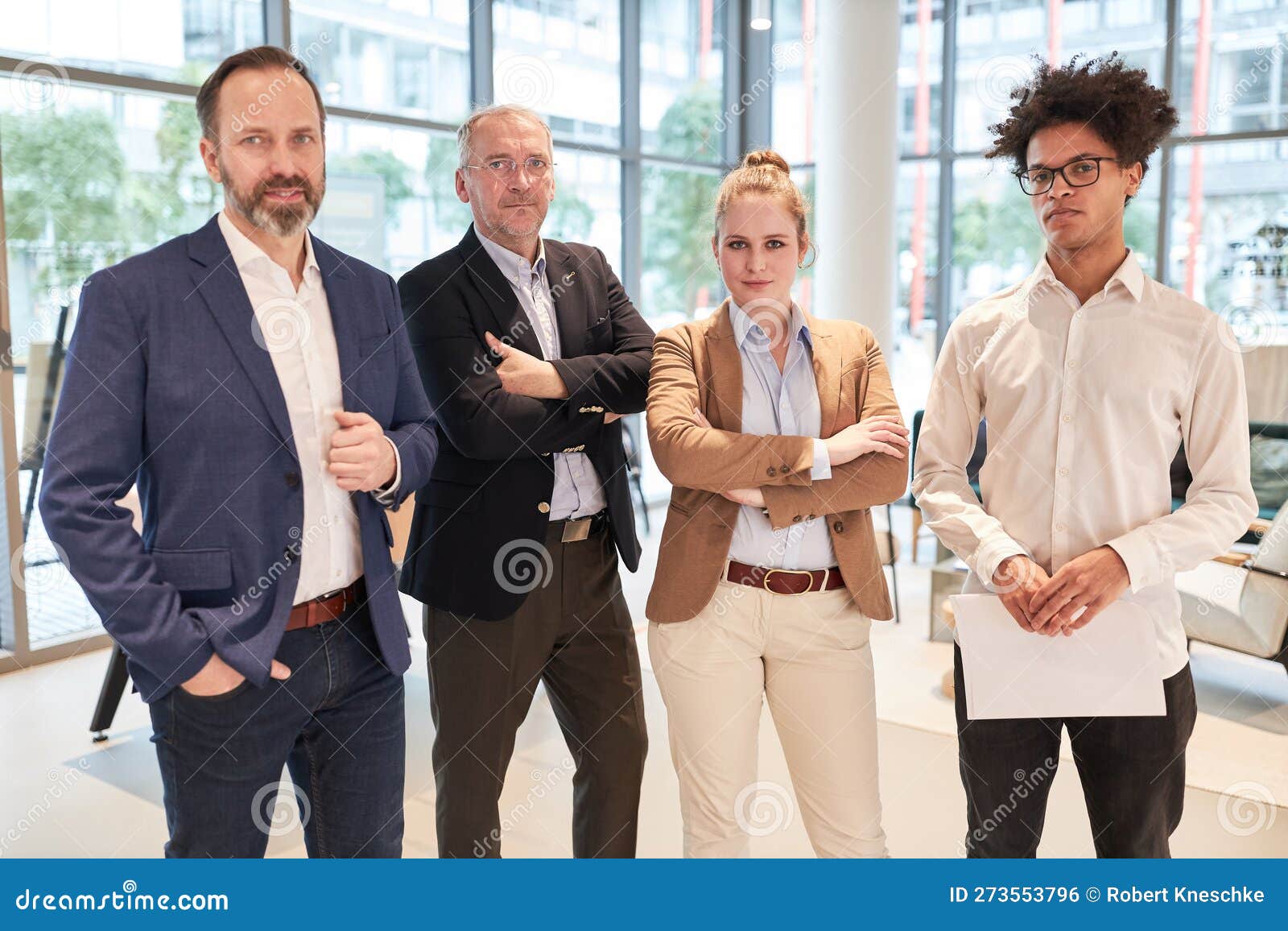 Successful and Competent Business Team in the Office Stock Photo ...