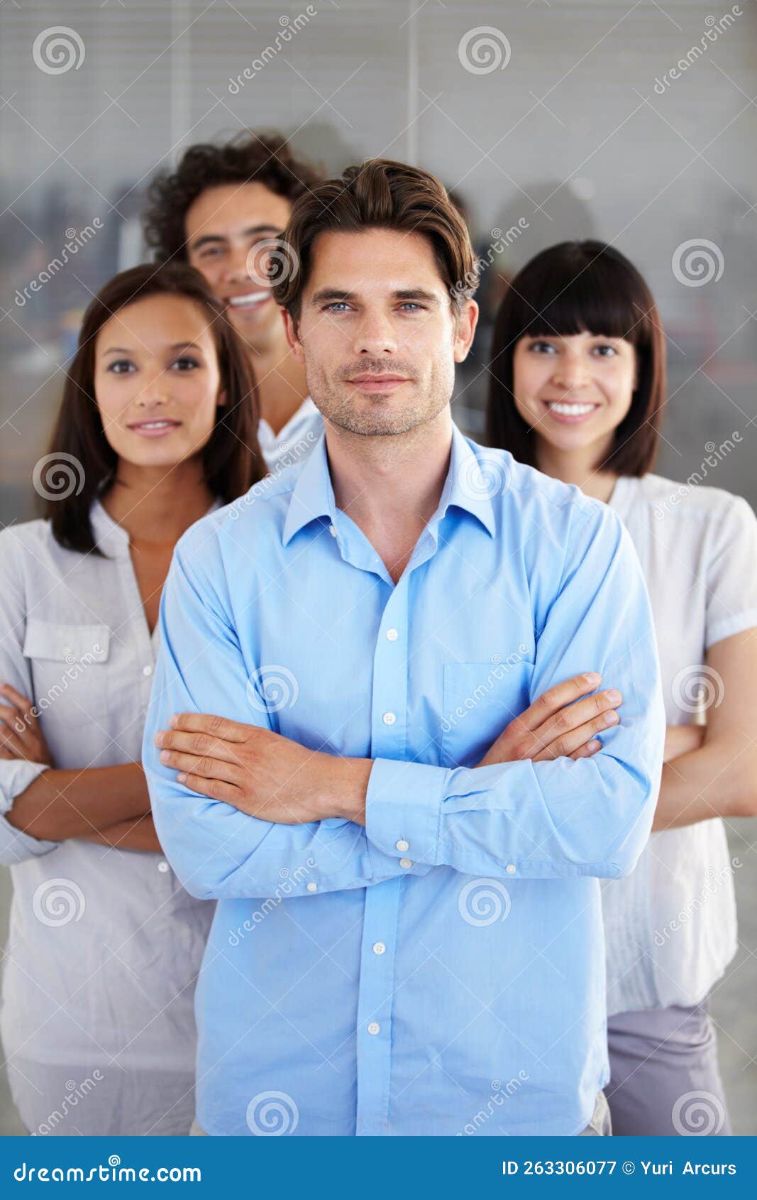 A Successful Corporate Team. a Group of Successful Young Entrepreneurs ...