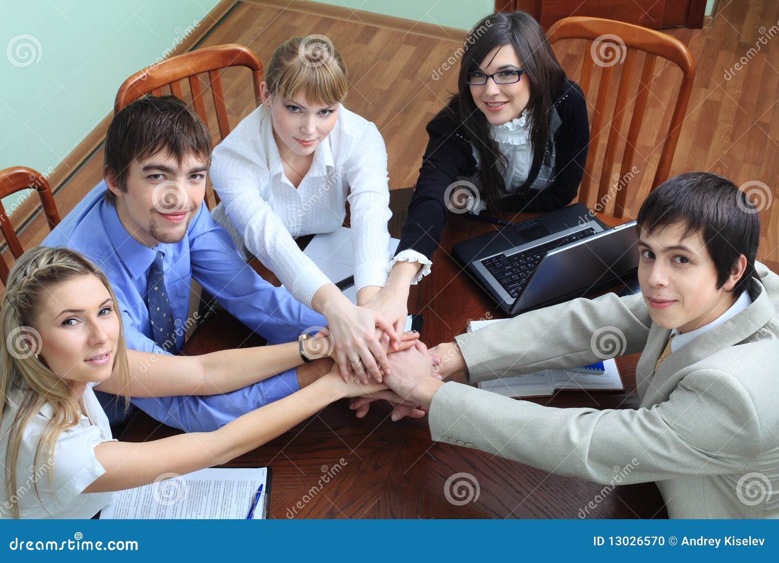 Successful deal stock photo. Image of five, adult, businesswoman - 13026570