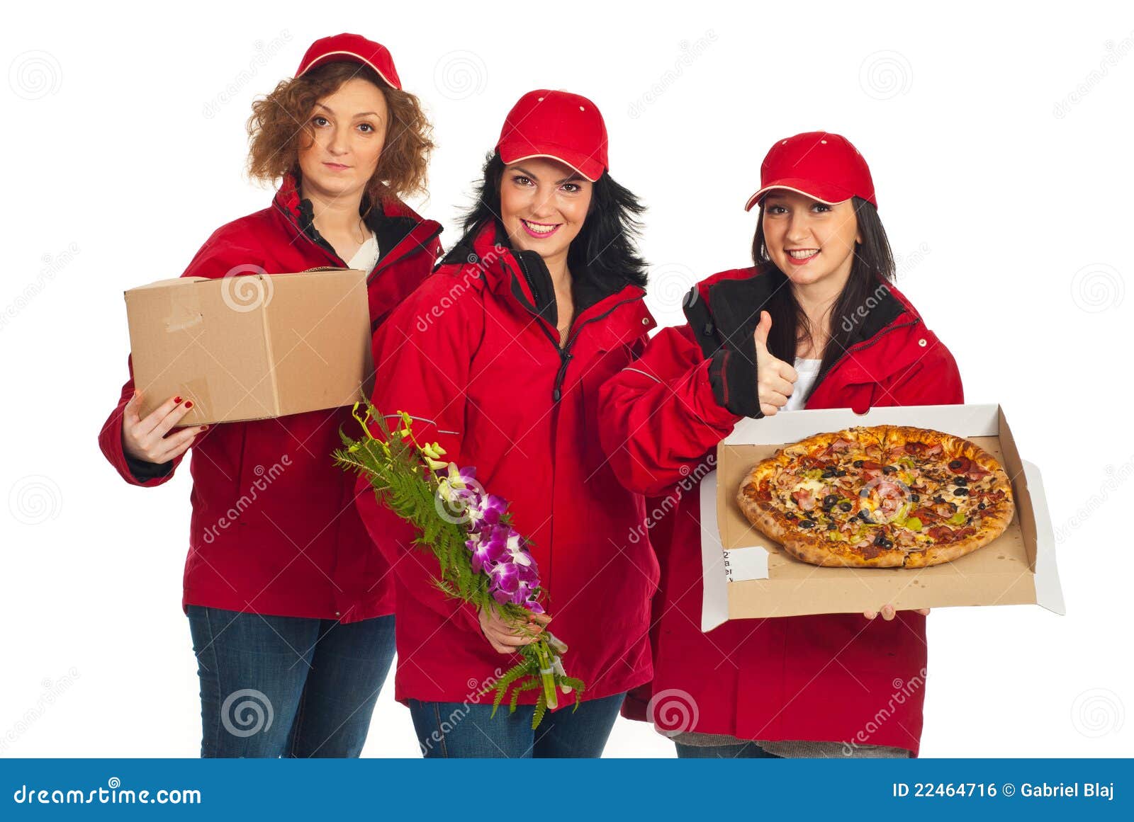 Successful Delivery People Teamwork Stock Photo - Image of delivery ...