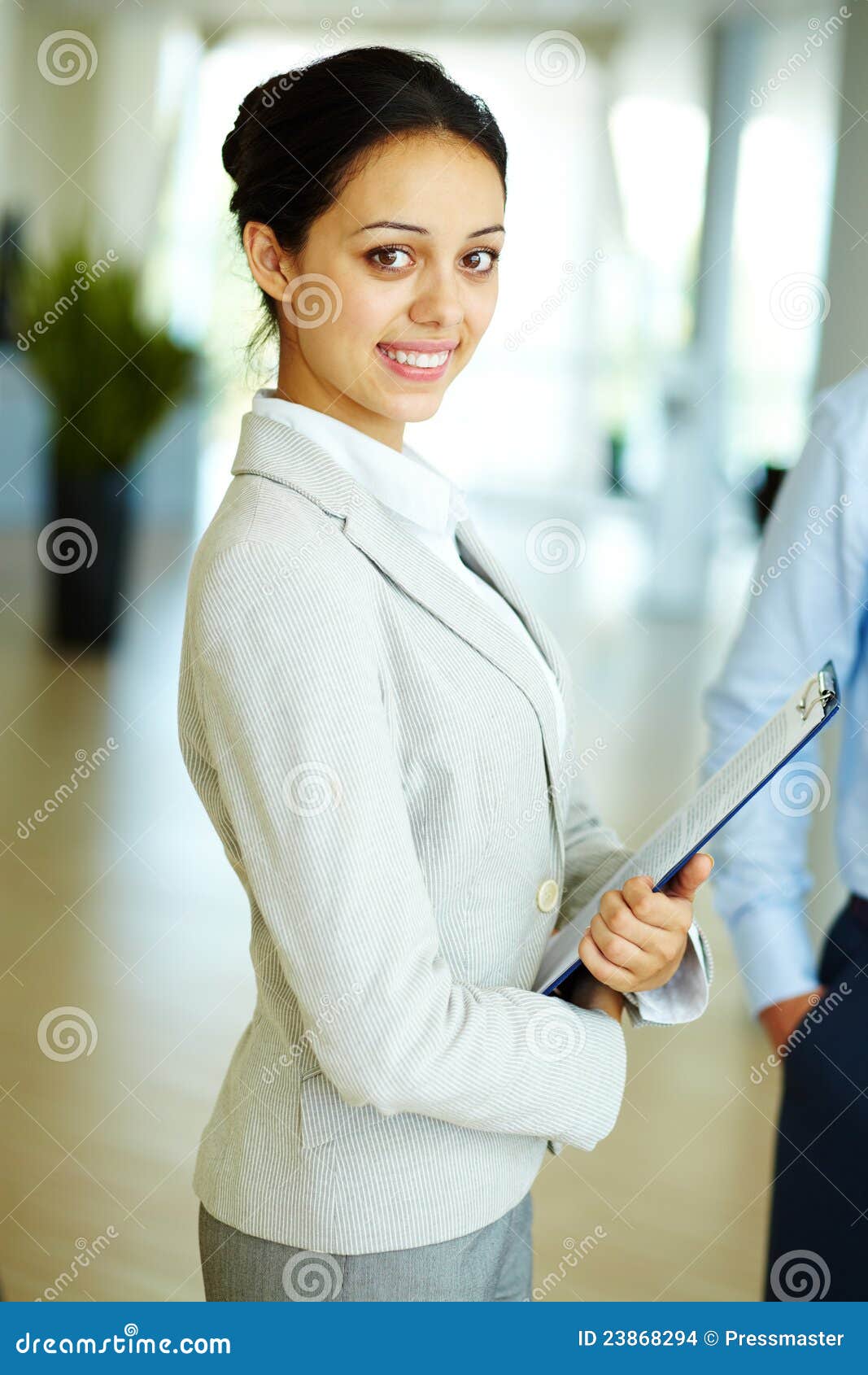Successful employee stock photo. Image of beautiful, inside - 23868294