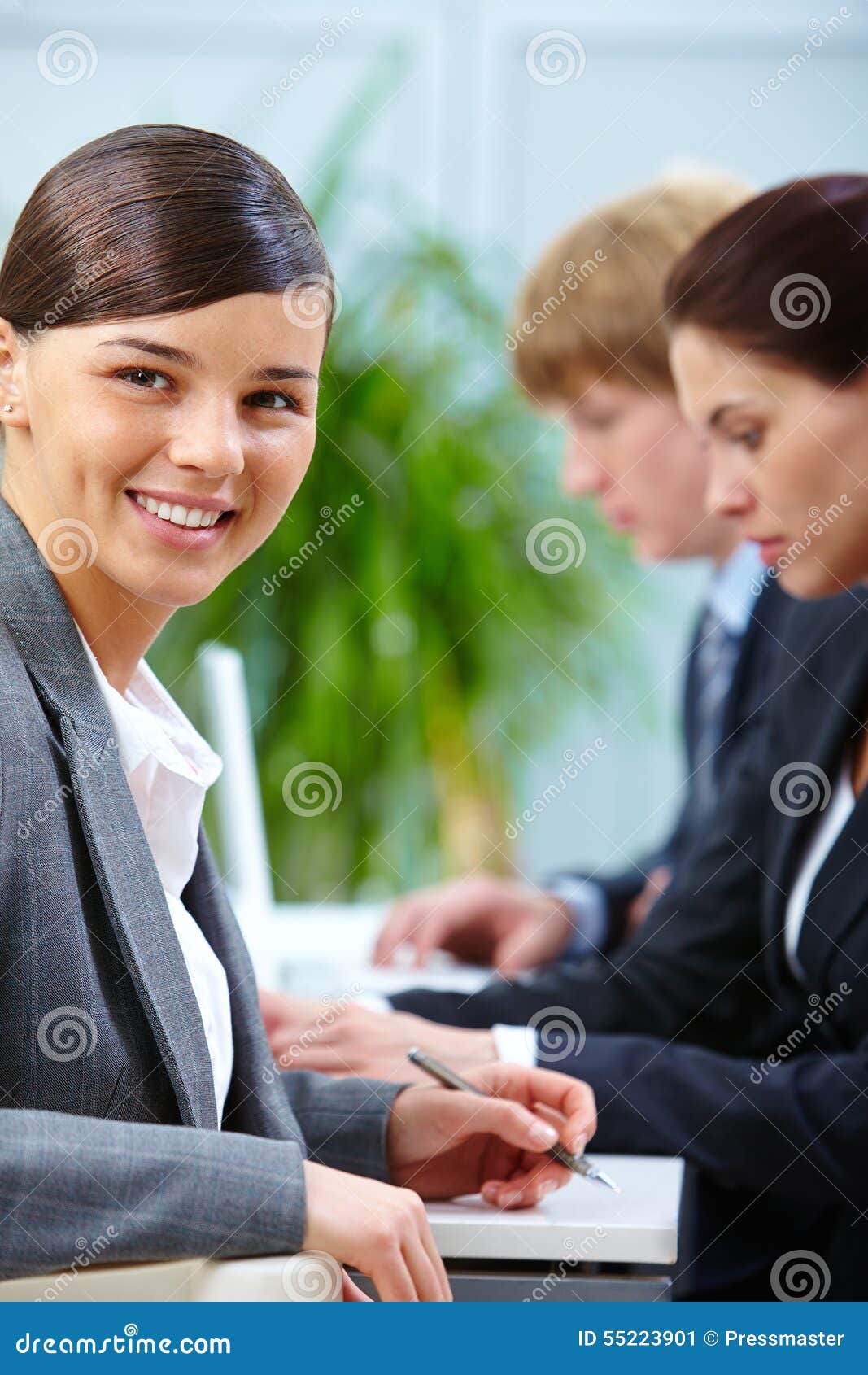 Successful employee stock image. Image of leadership - 55223901