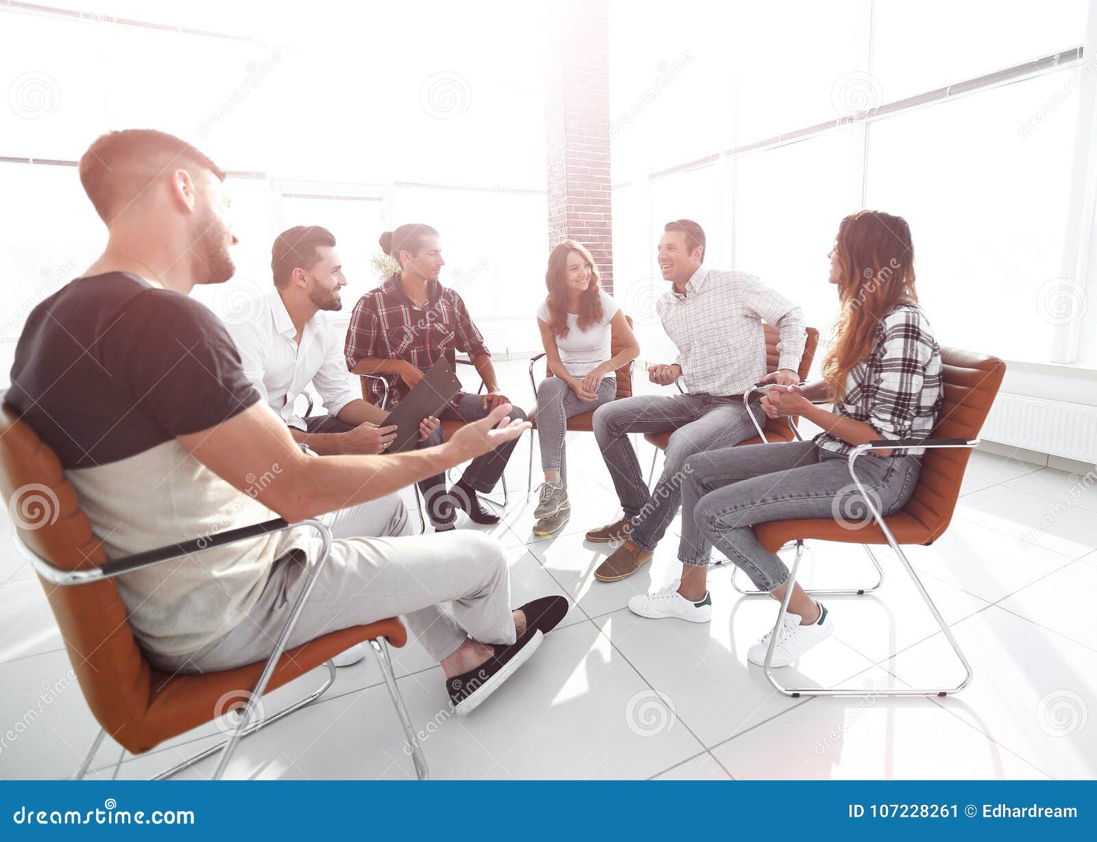 Employees Sitting in Class for Team Building Stock Image - Image of ...