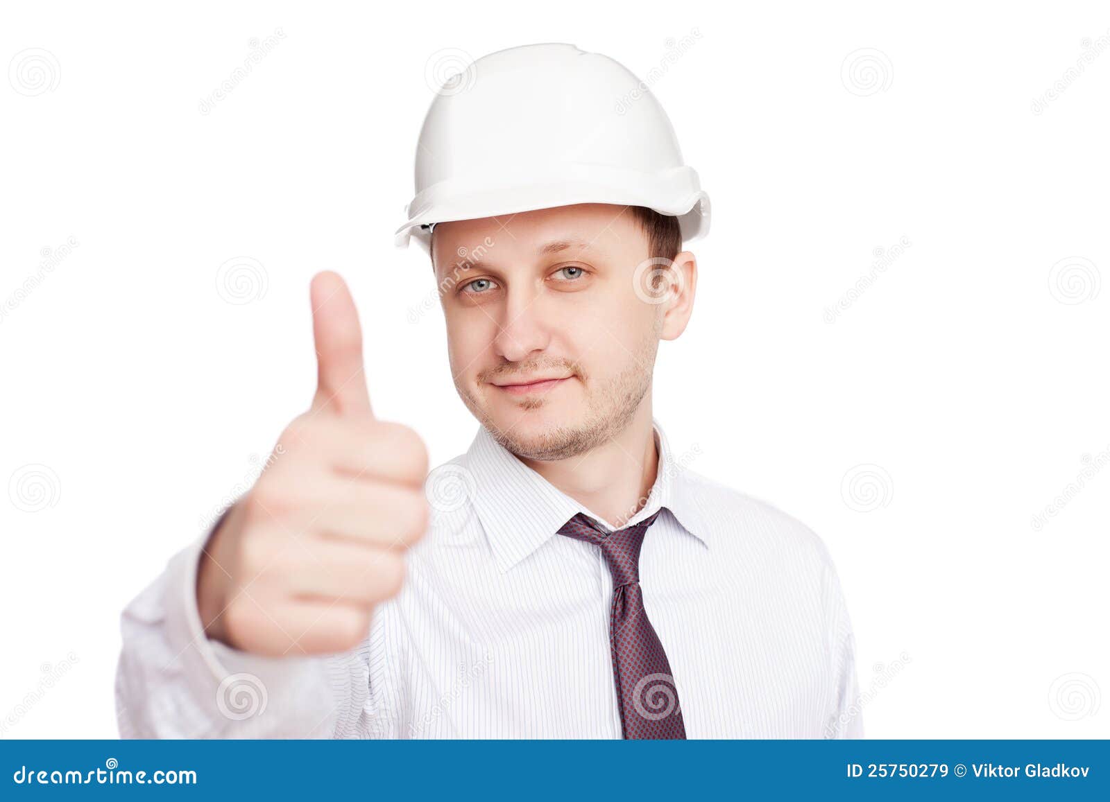 Successful engineer stock image. Image of construction - 25750279