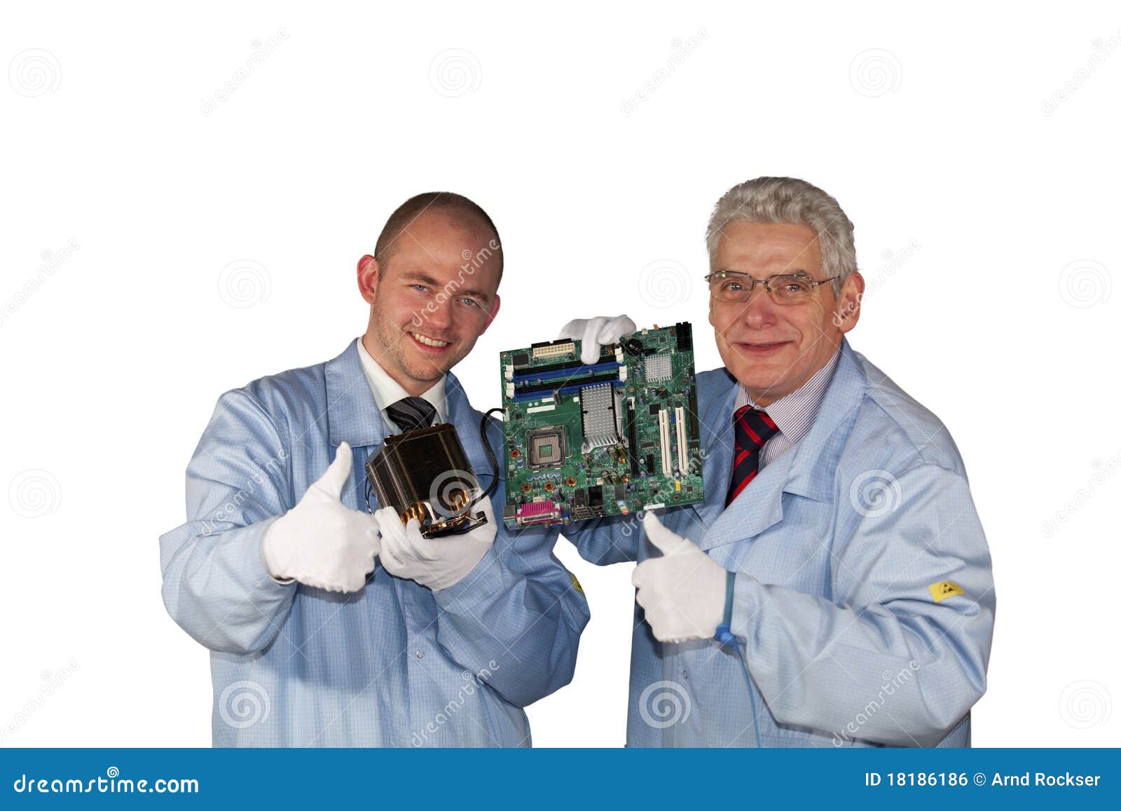 Successful it - engineers stock photo. Image of discharge - 18186186
