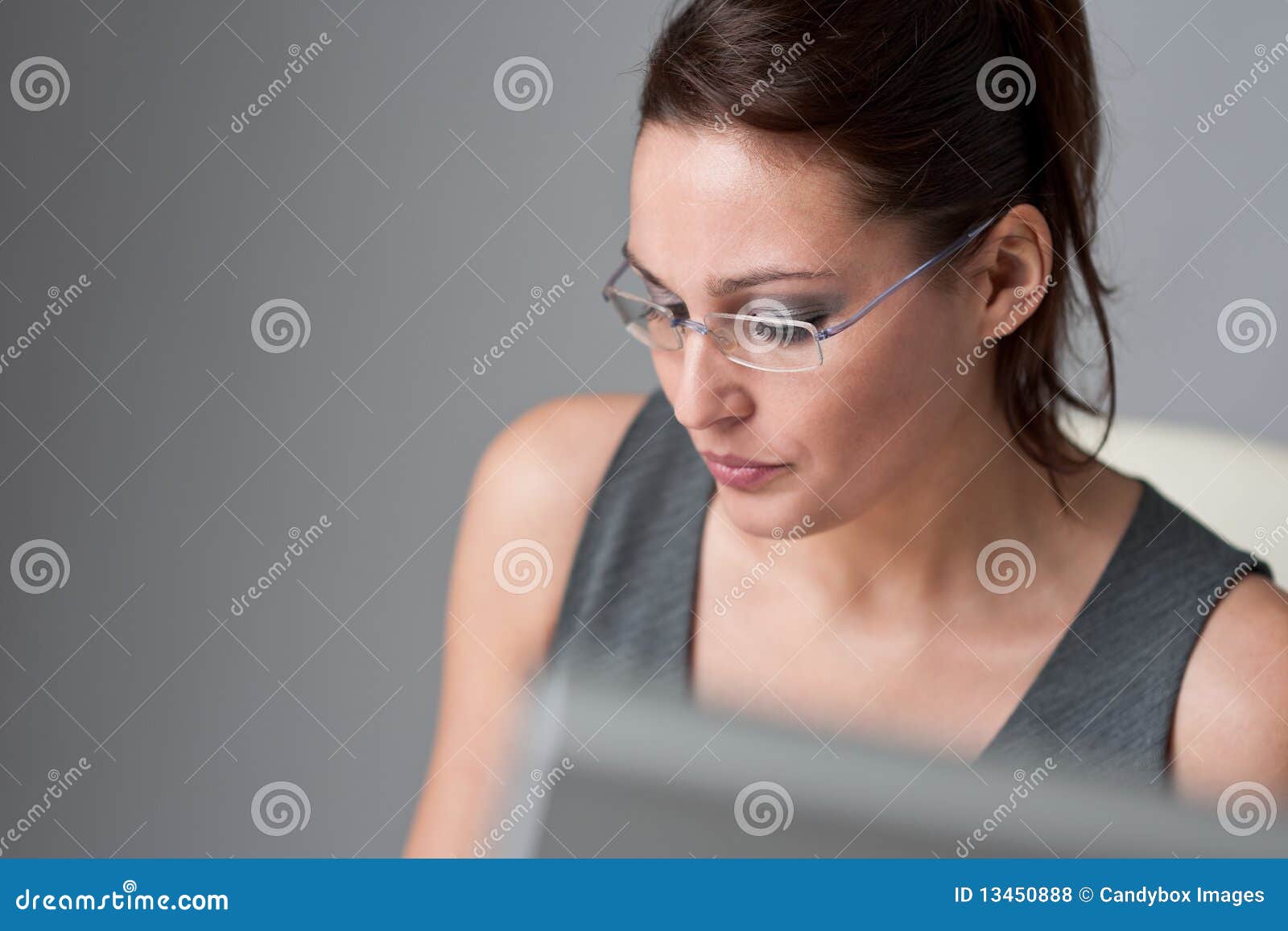 Successful Executive Businesswoman Stock Photo - Image of working ...