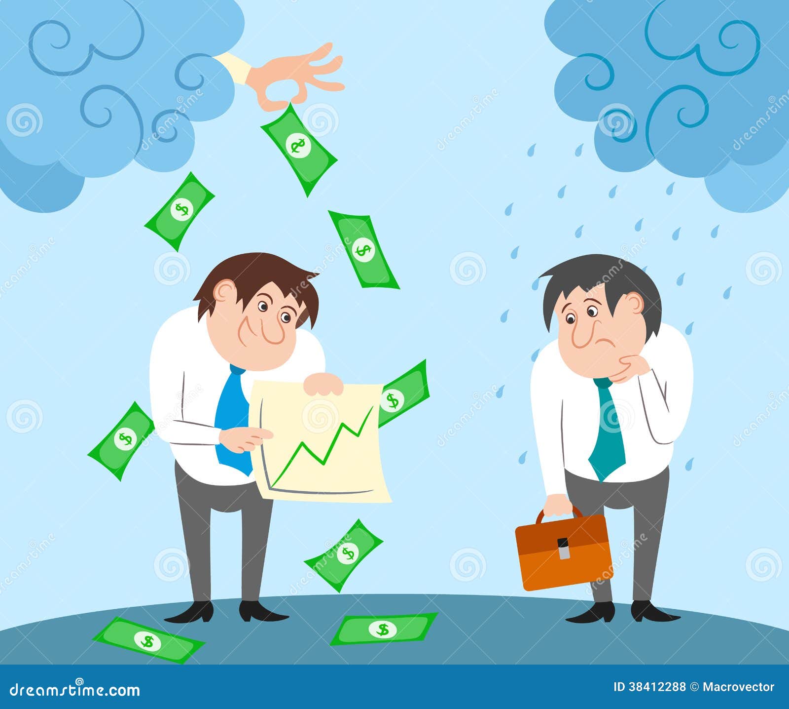 Successful and Failed Businessman Characters Stock Vector ... Successful and Failed Businessman Characters Stock Vector ...