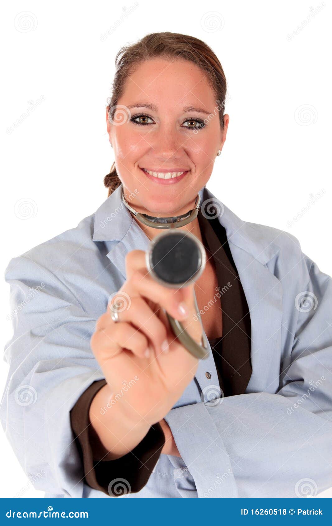 Successful female doctor stock photo. Image of employee - 16260518