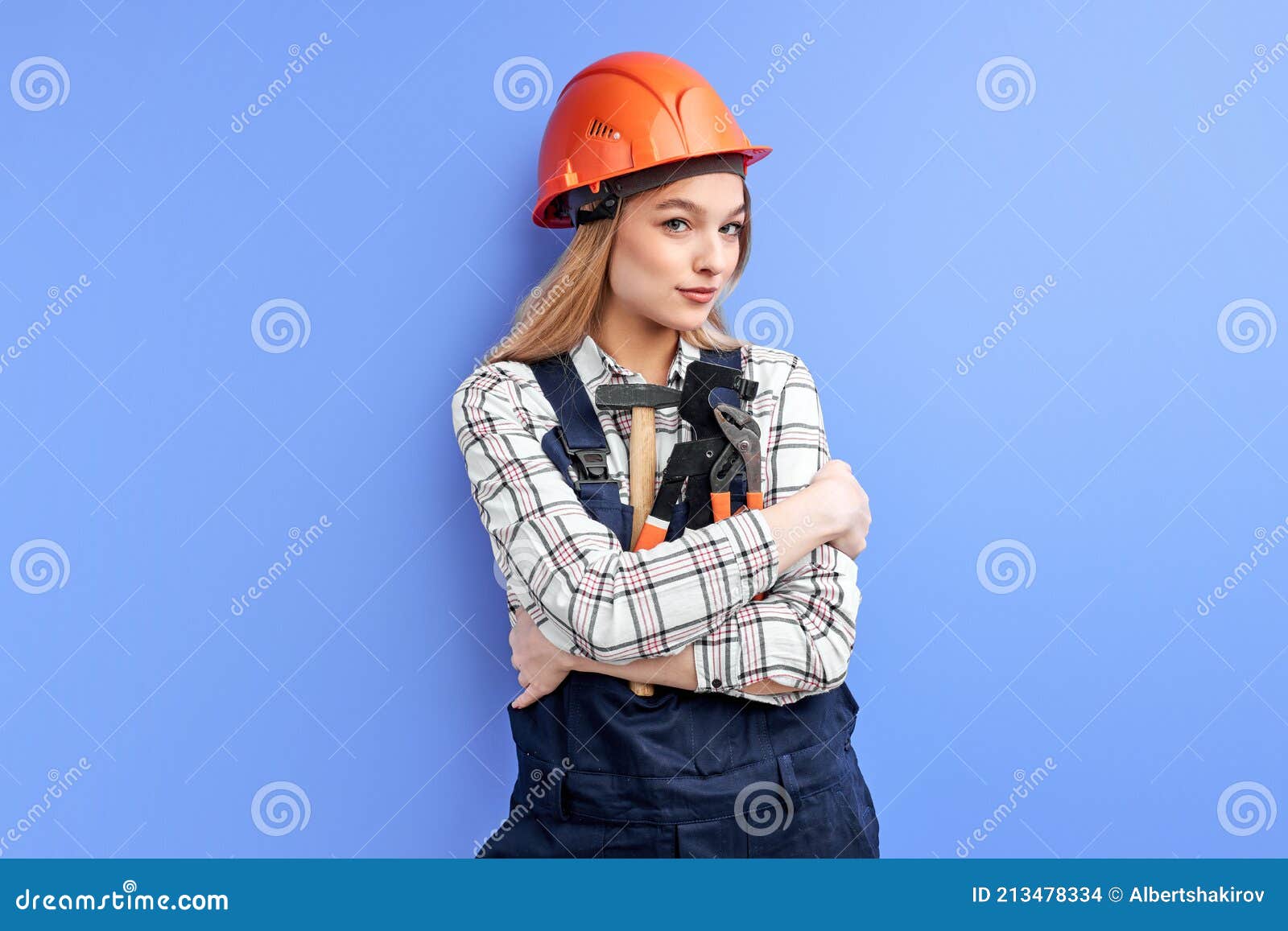 Engineer Constructor Looks Up And Sighs Royalty-Free Stock Photo ...