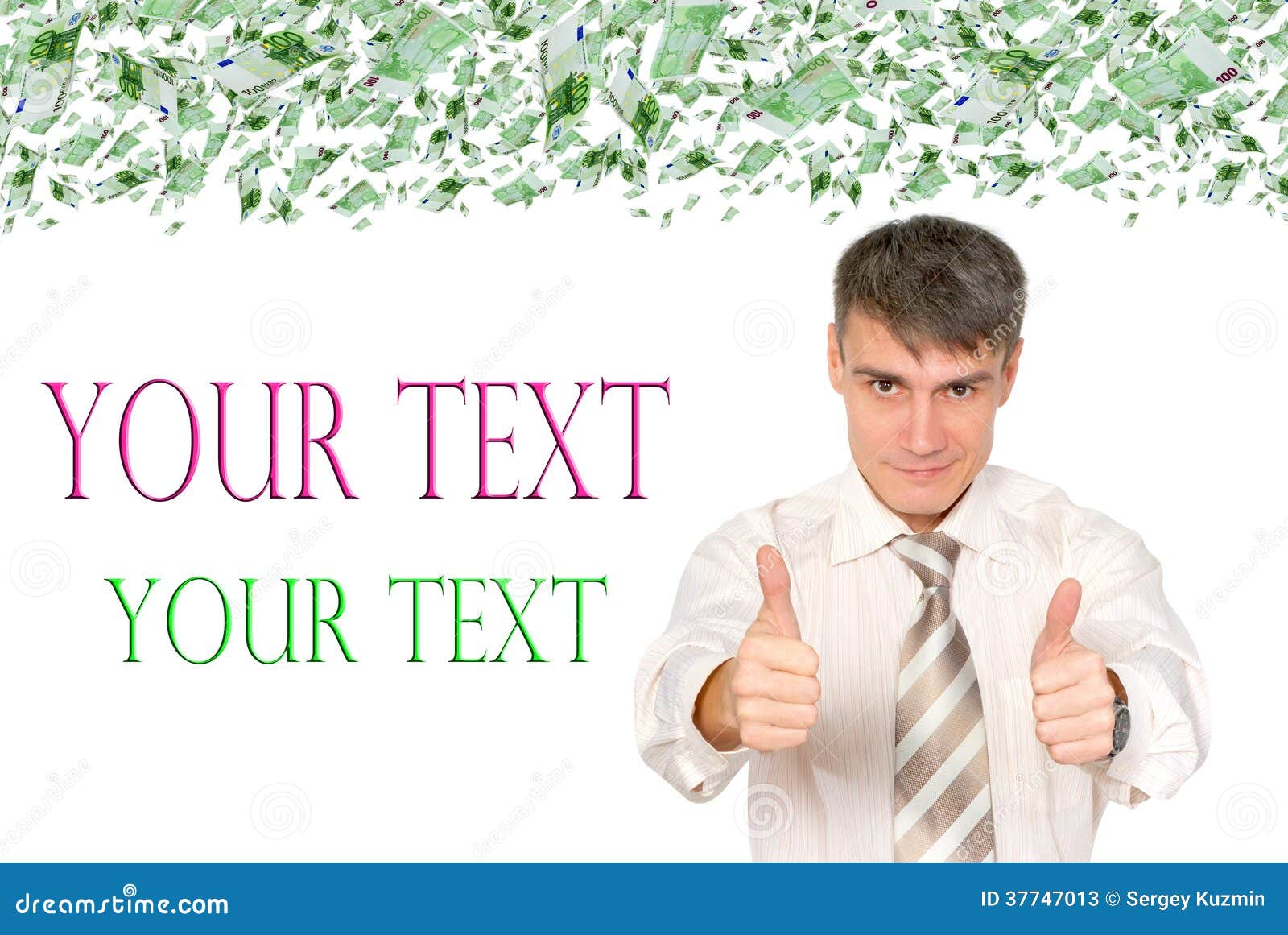 Successful Financial Management. Stock Image - Image of contract ...