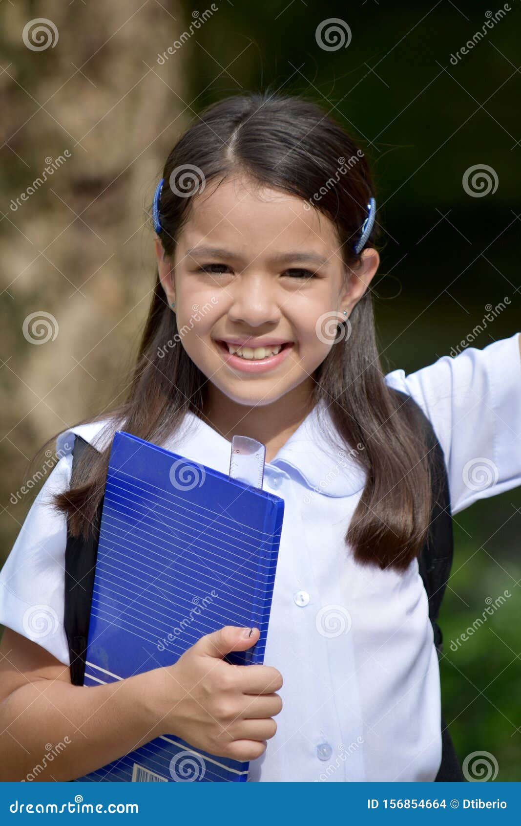Successful Girl Student stock photo. Image of pupil - 156854664