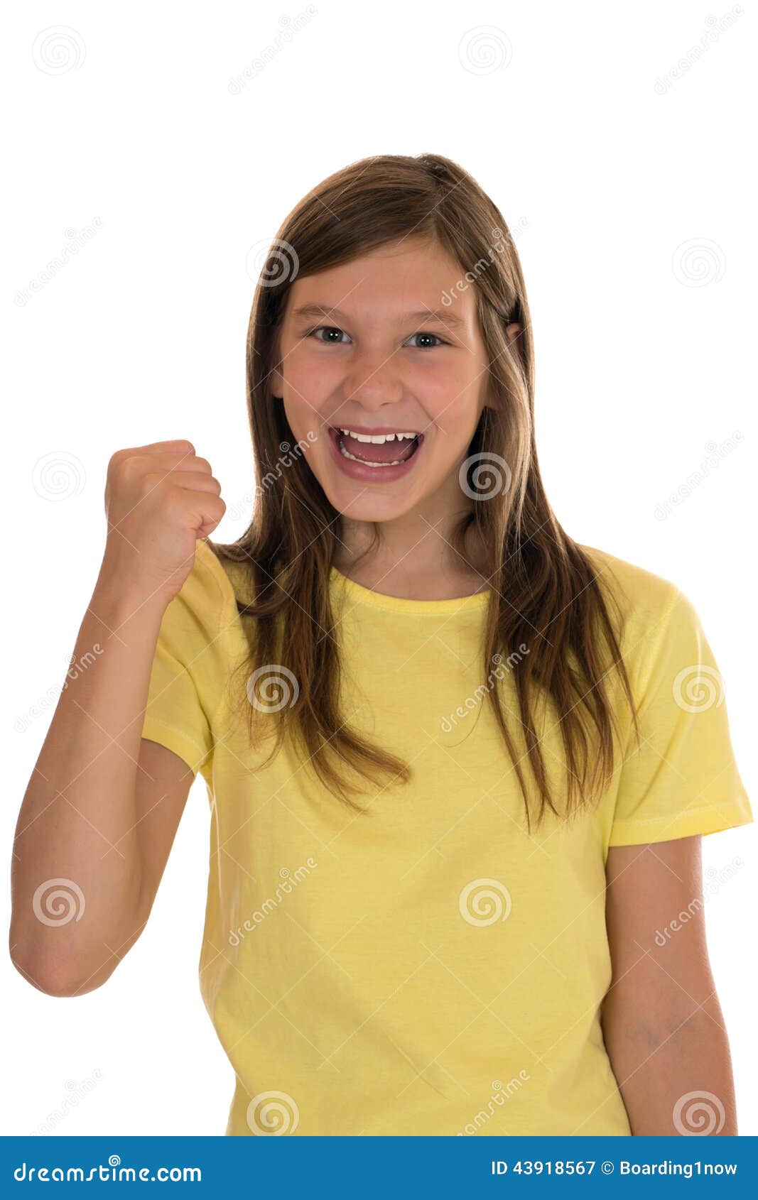 Girl With Winning Raffle Ticket Stock Photography | CartoonDealer.com ...
