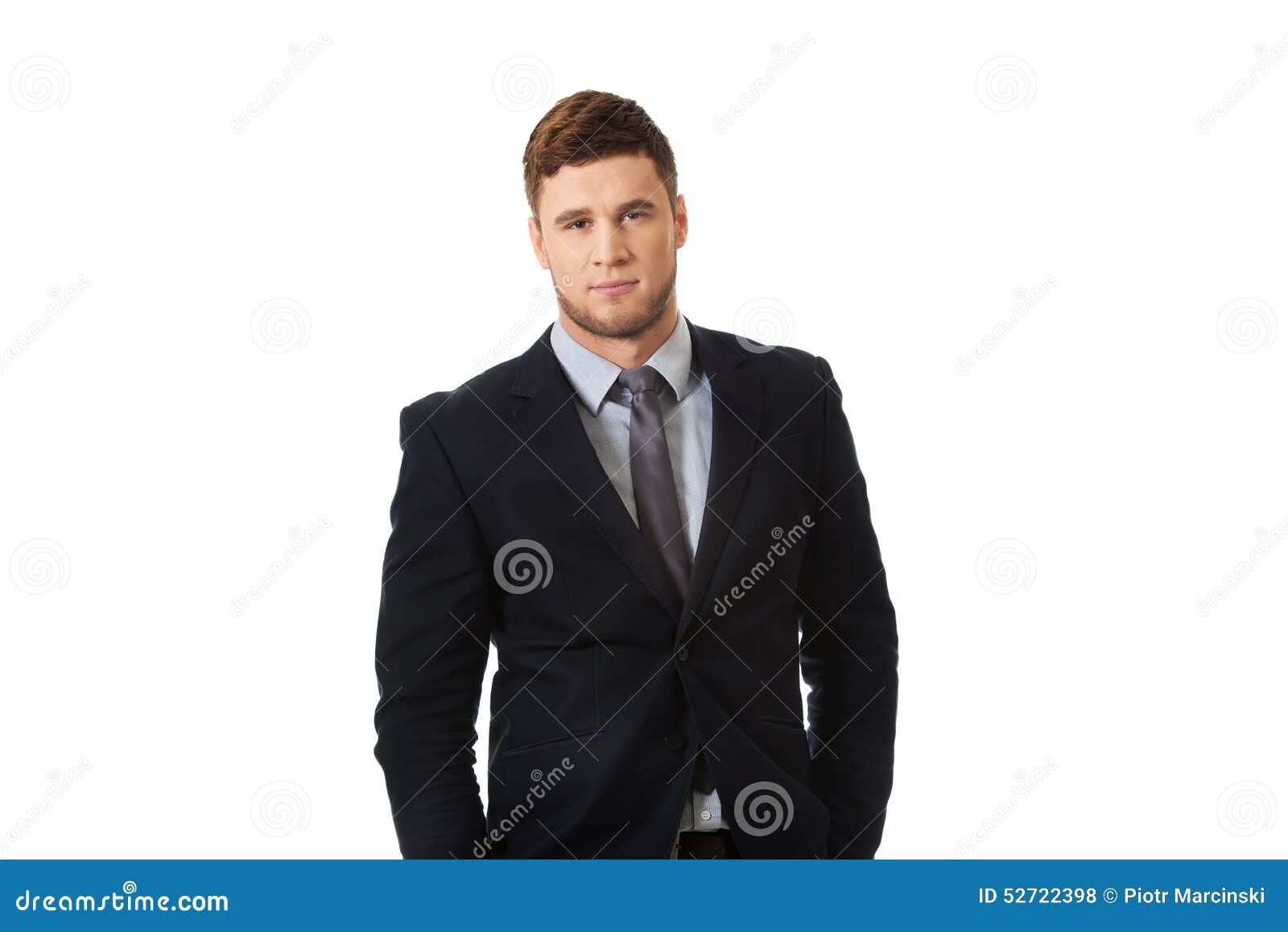 Successful Handsome Businessman. Stock Photo - Image of executive ...