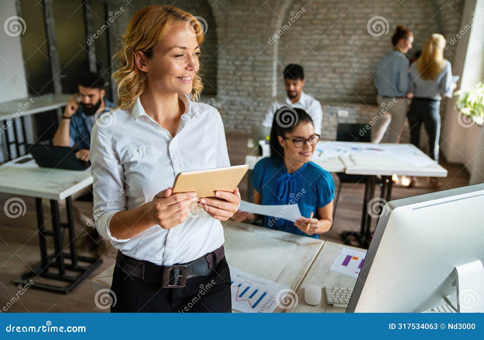 Successful Happy Group of People Learning Software Engineering and ...