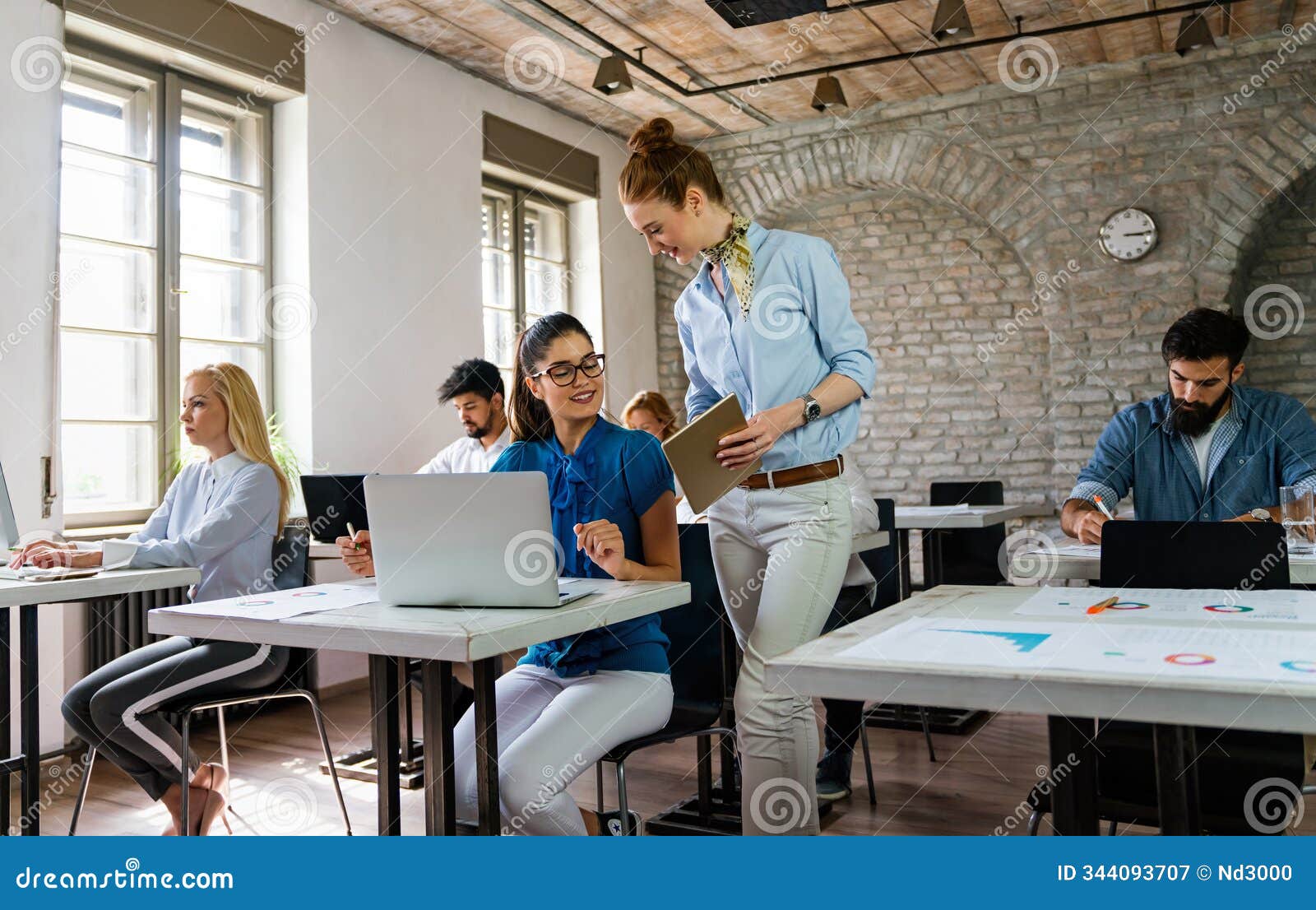 Successful Happy Group of People Learning Software Engineering and ...