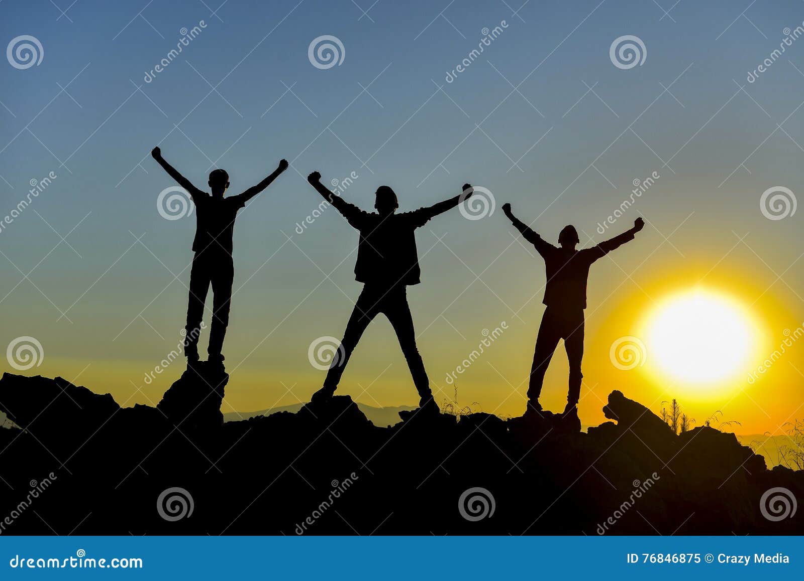 Successful & Hardworking & Team Spirit Stock Image - Image of ...