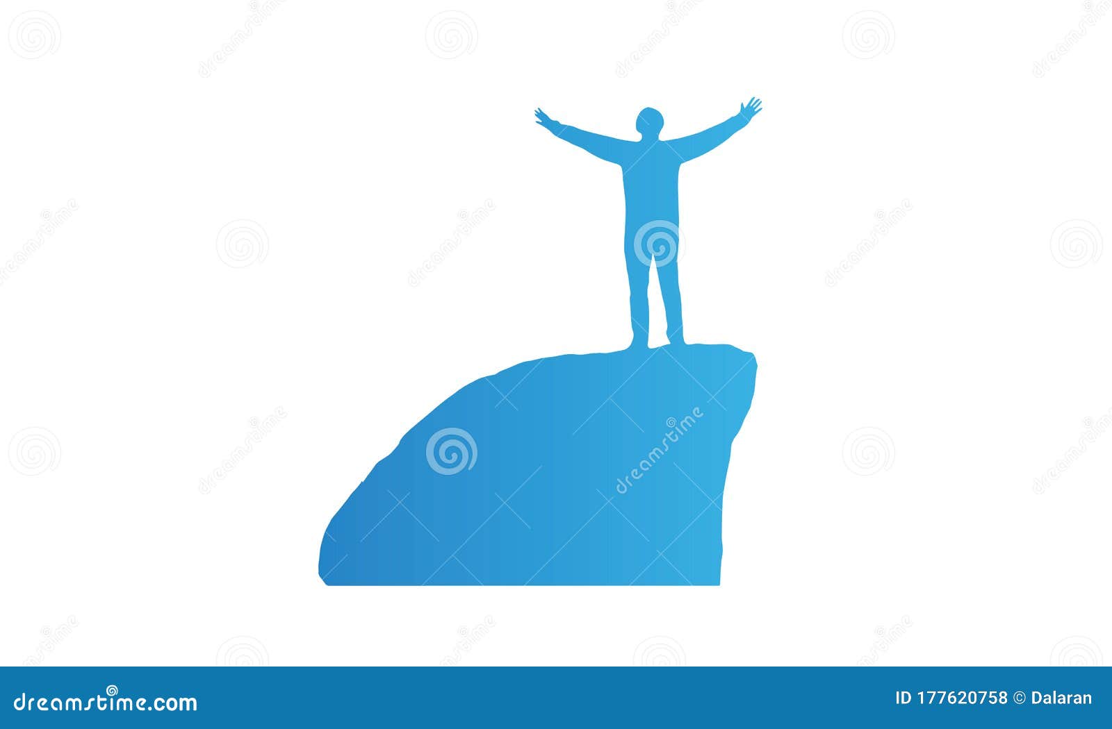 Successful human figure stock vector. Illustration of businessman ...