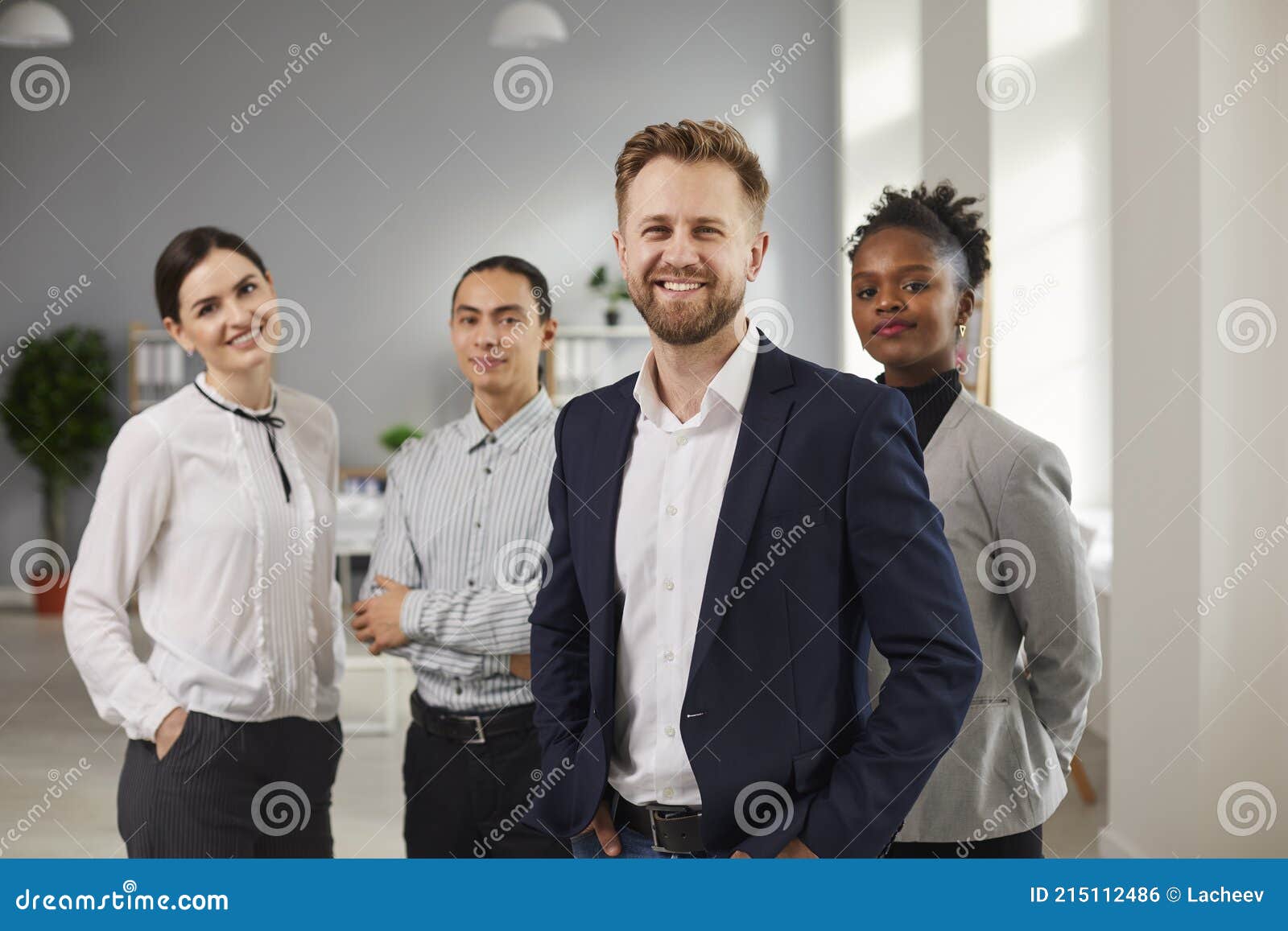 Successful International Team, Business Development, Teamwork Concept ...