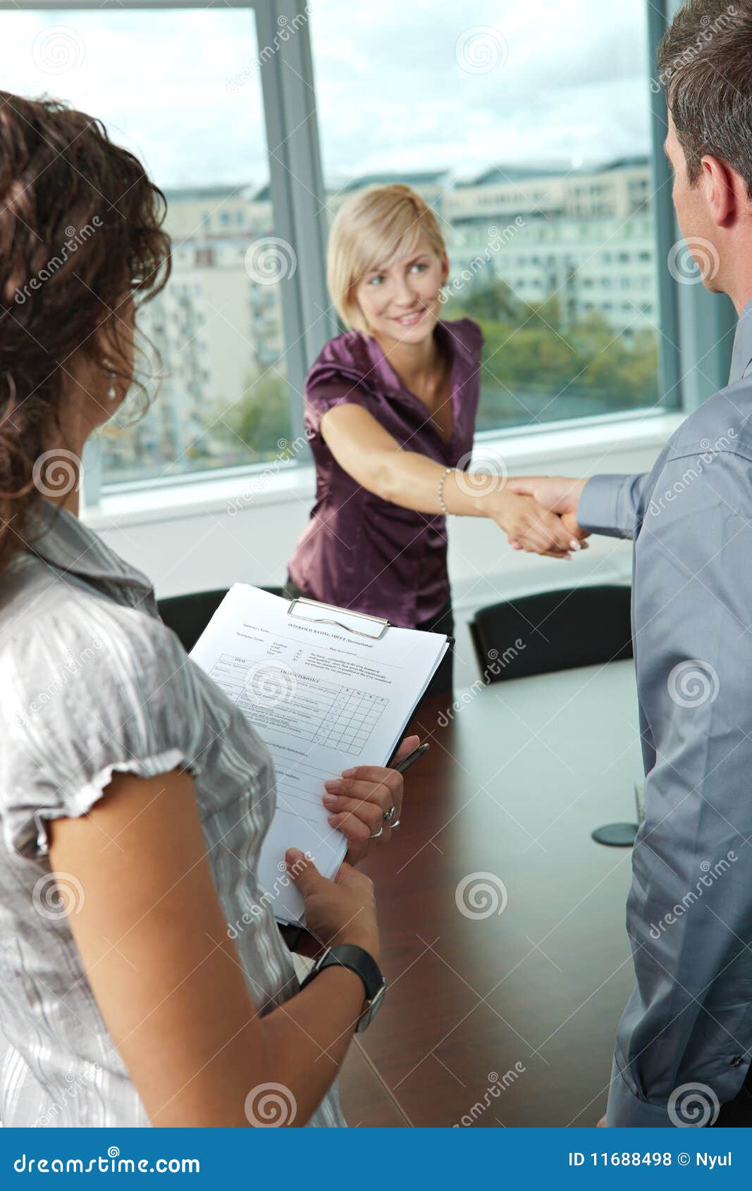 Successful job interview stock photo. Image of adult - 11688498