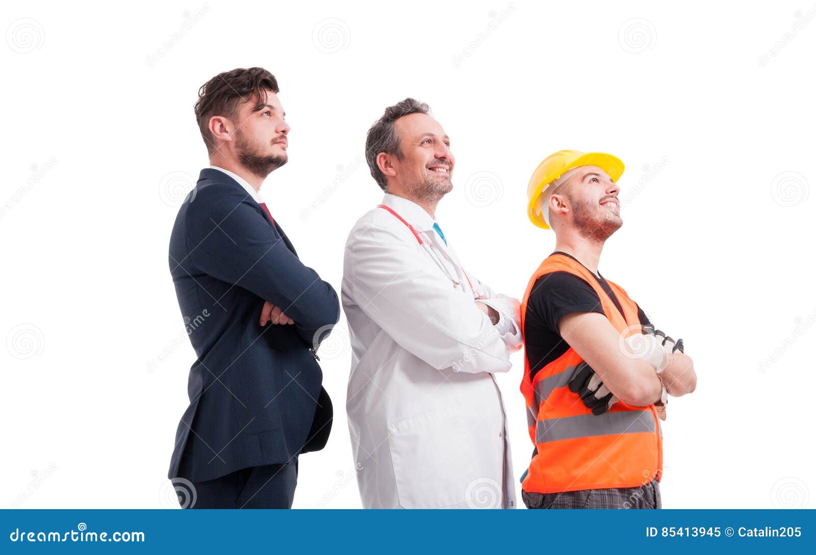 Successful Leaders with Different Professions Stock Image - Image of ...