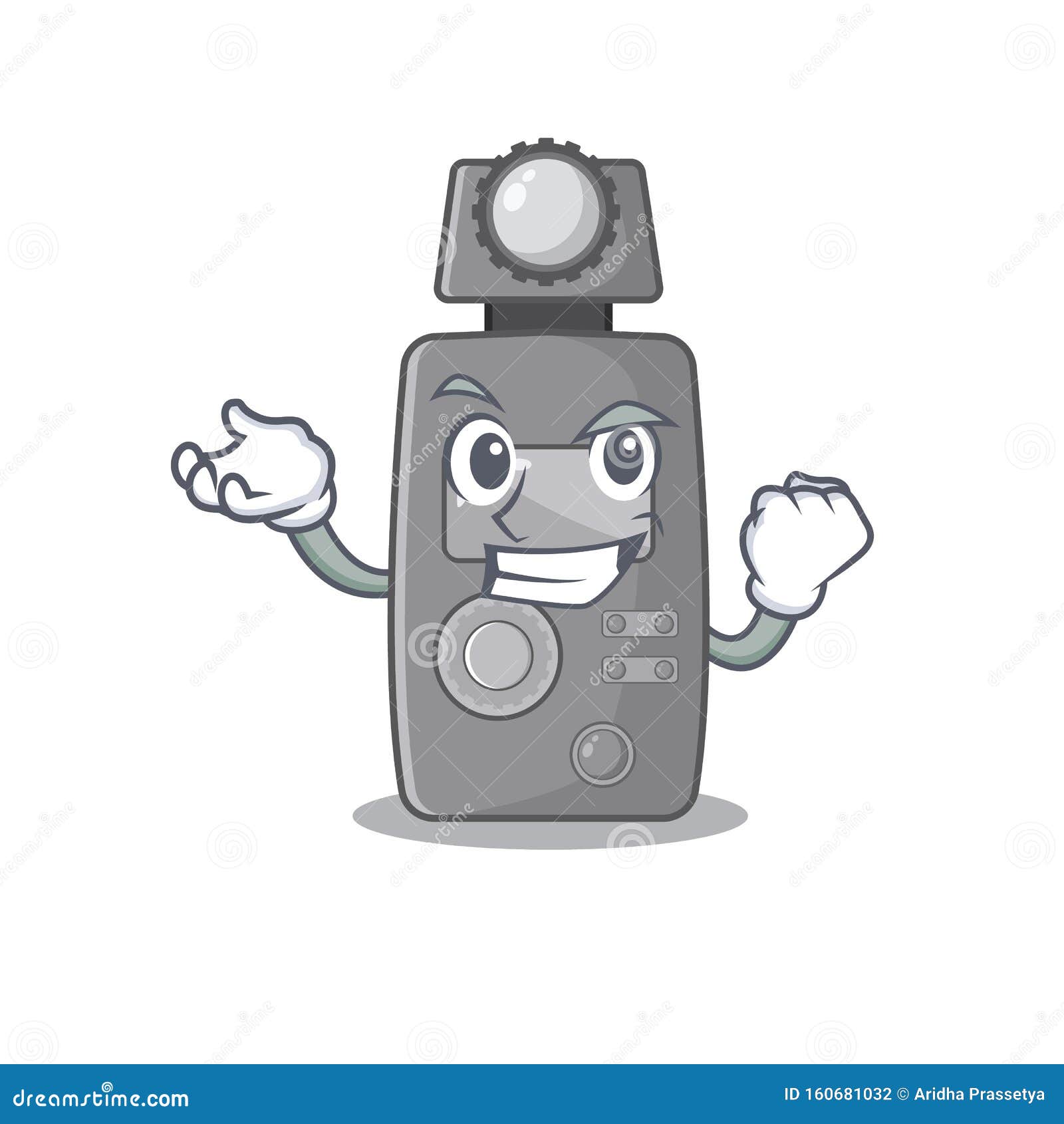 Successful Light Meter Isolated with the Cartoon Stock Vector ...