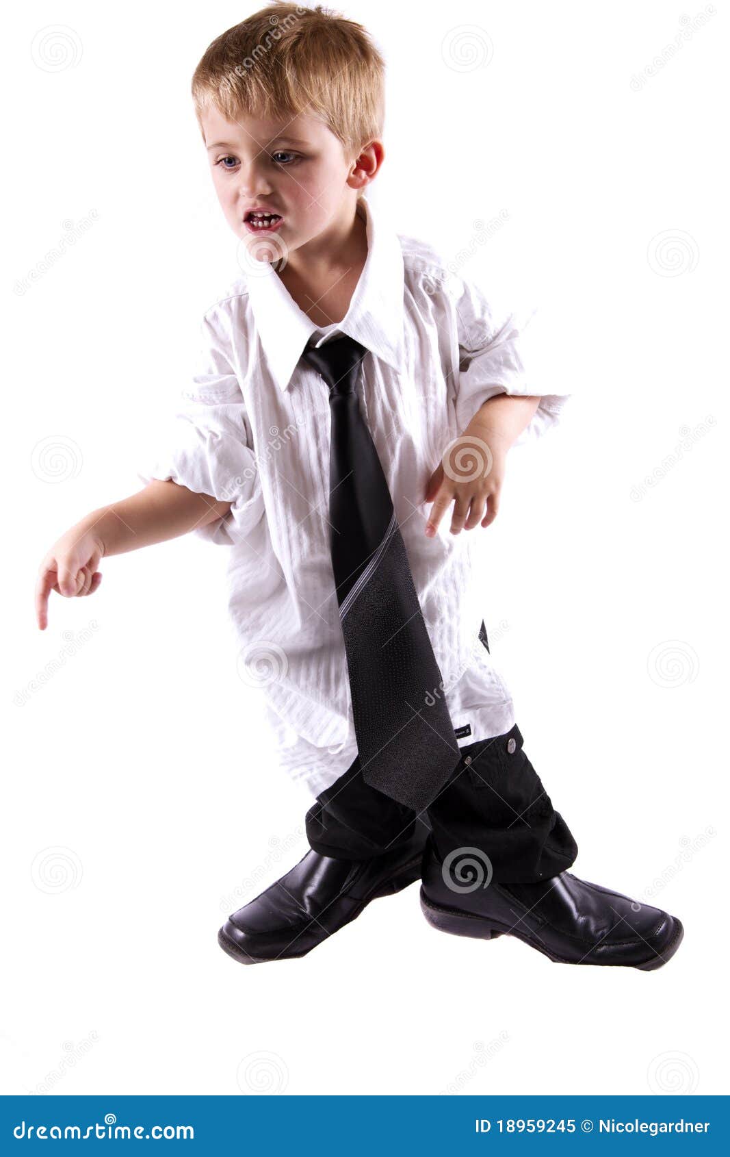 Successful Little Business Man Stock Image - Image of suit ...