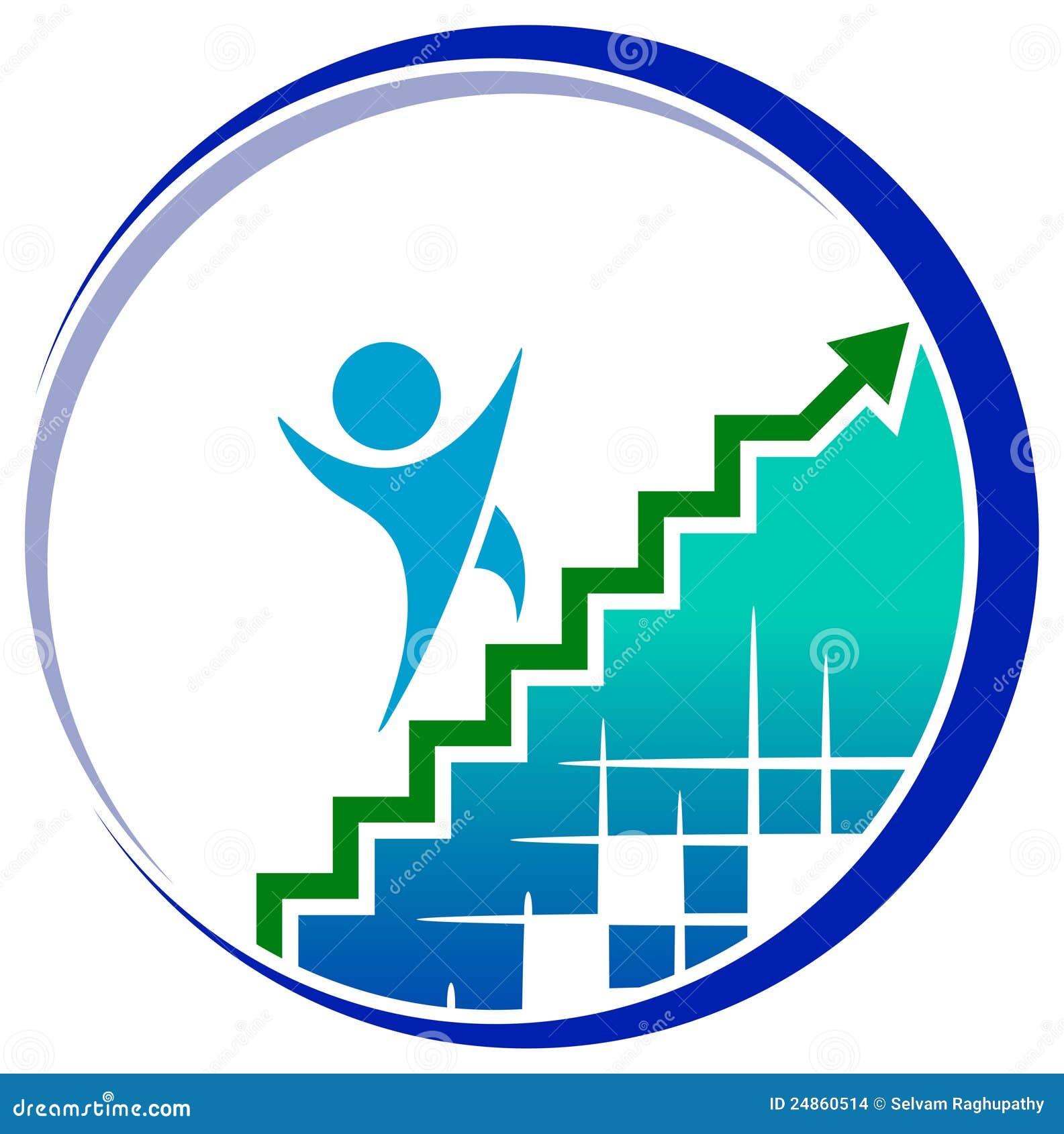 Successful man stock vector. Illustration of confident - 24860514