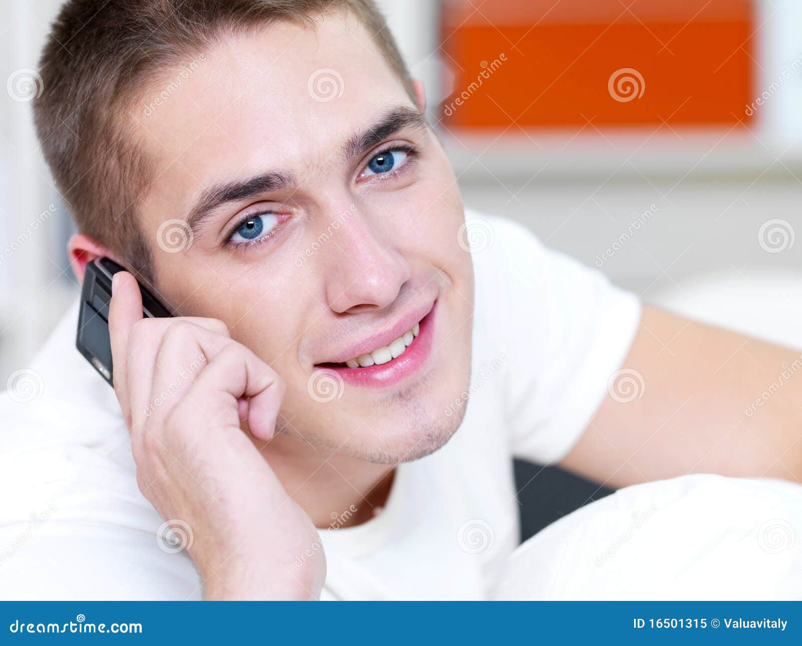 Successful Man Call by Phone Stock Image - Image of male, business ...