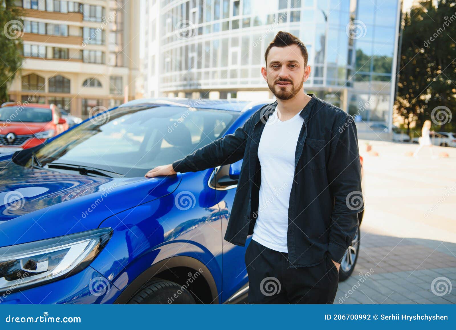 Successful Man Near His Car Stock Photo - Image of male, fashion: 206700992