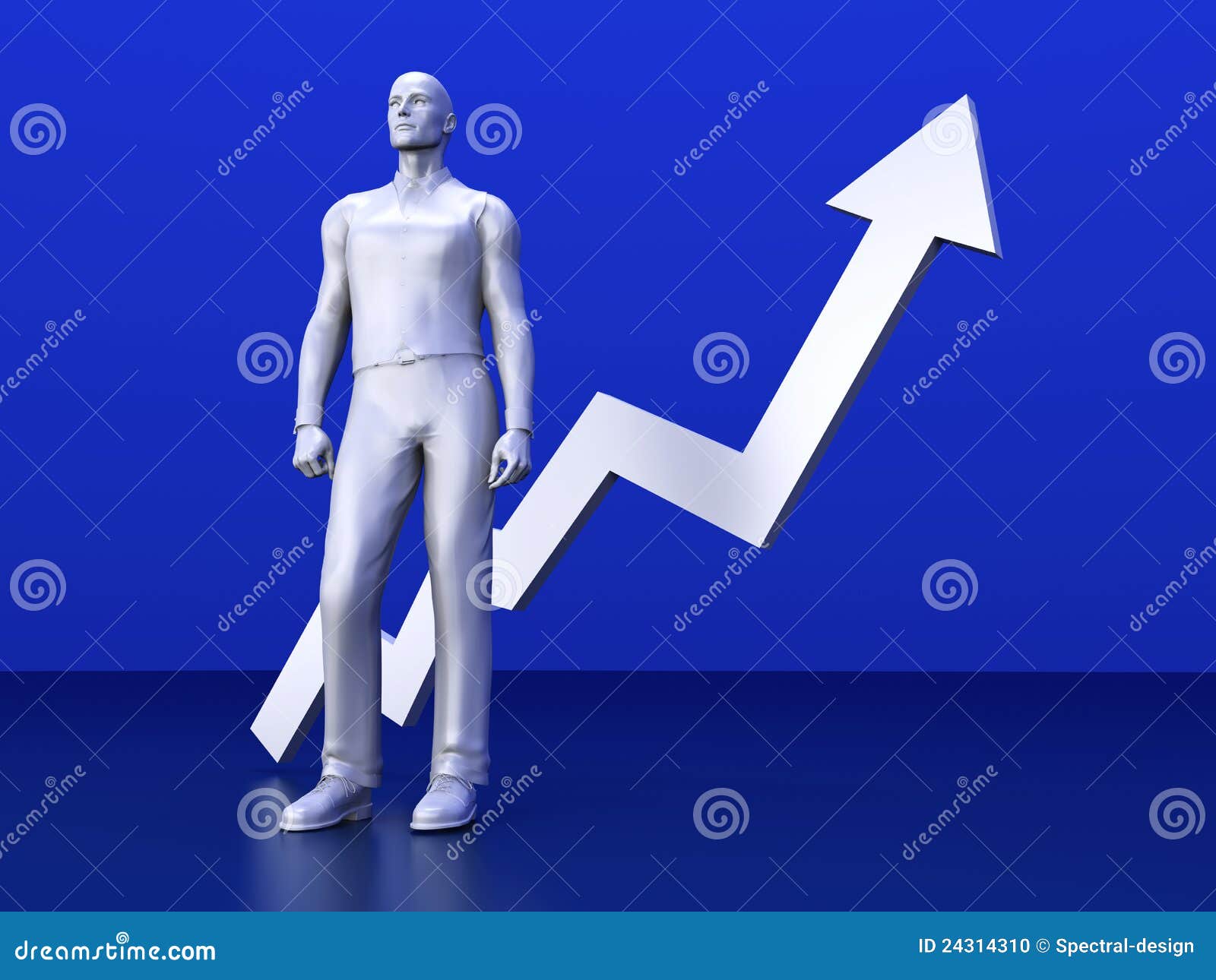 Successful Management stock illustration. Illustration of business ...
