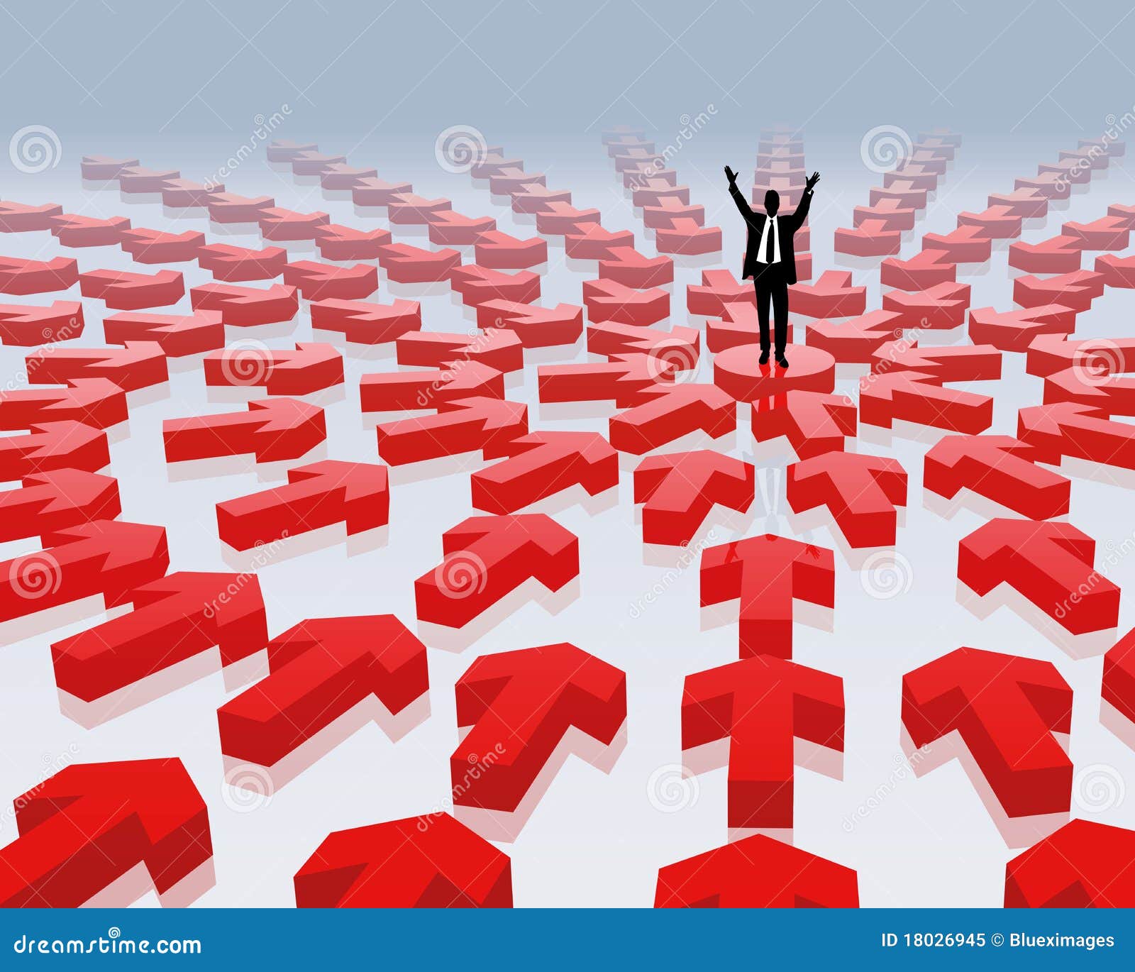 Successful manager stock vector. Illustration of optimistic - 18026945