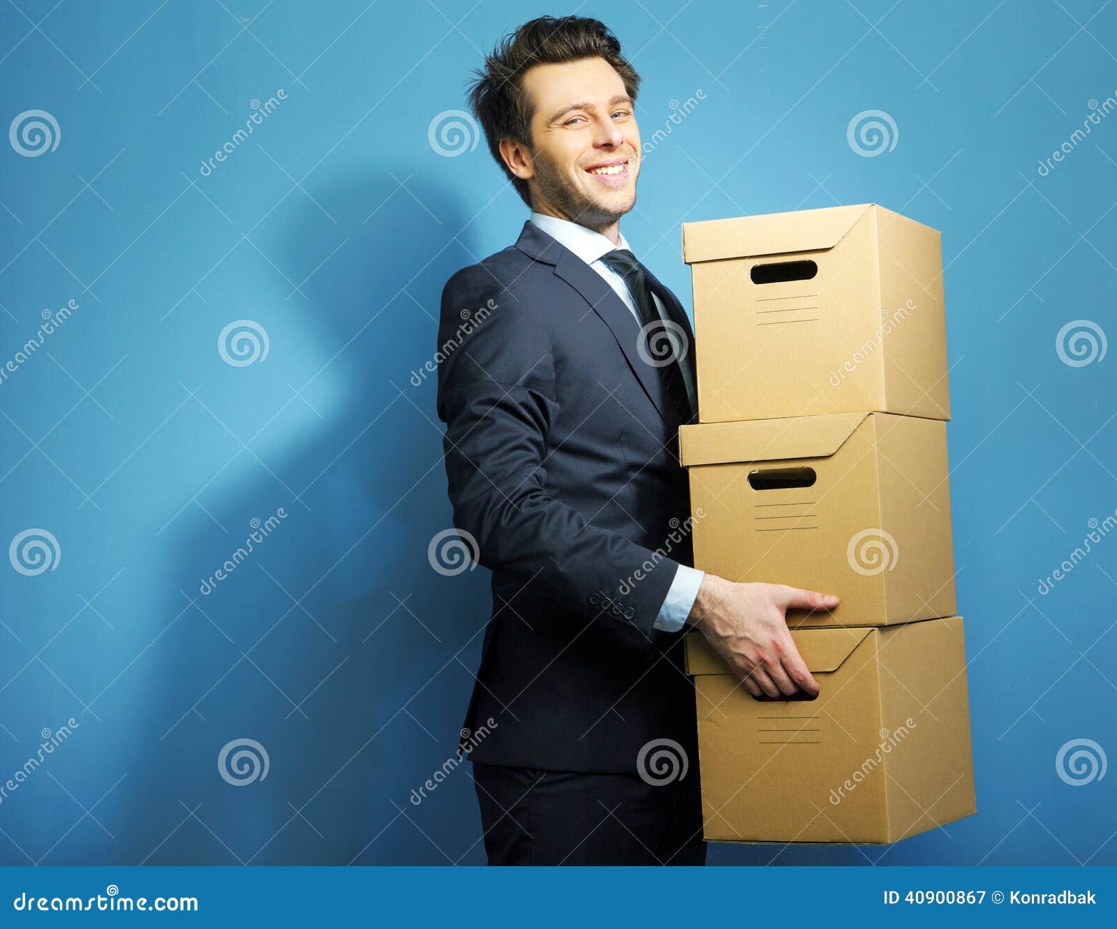 Successful Manager Paper Boxes Stock Photos - Free & Royalty-Free Stock ...
