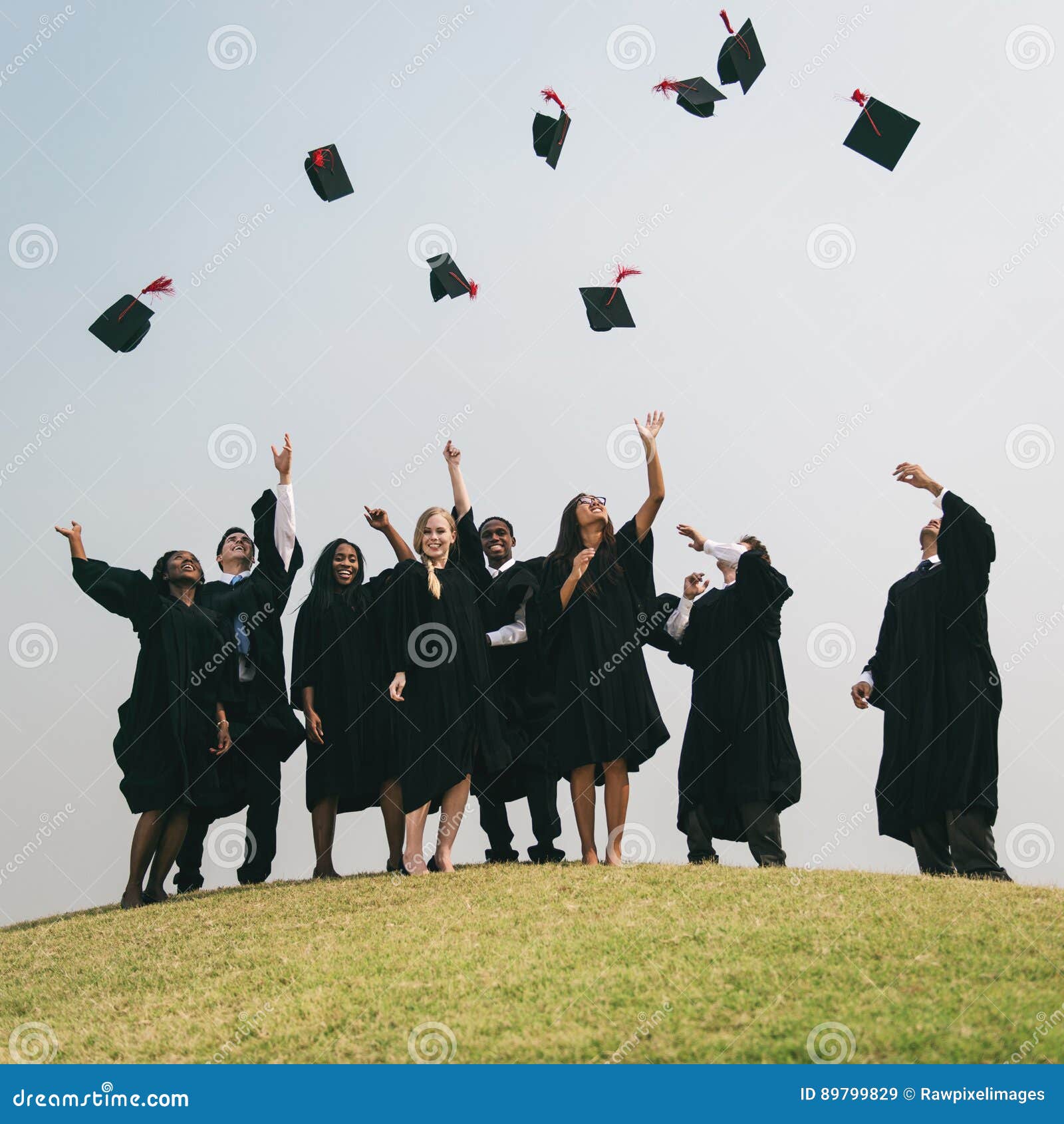 Successful Masters PHD Graduation College Concept Stock Image - Image ...