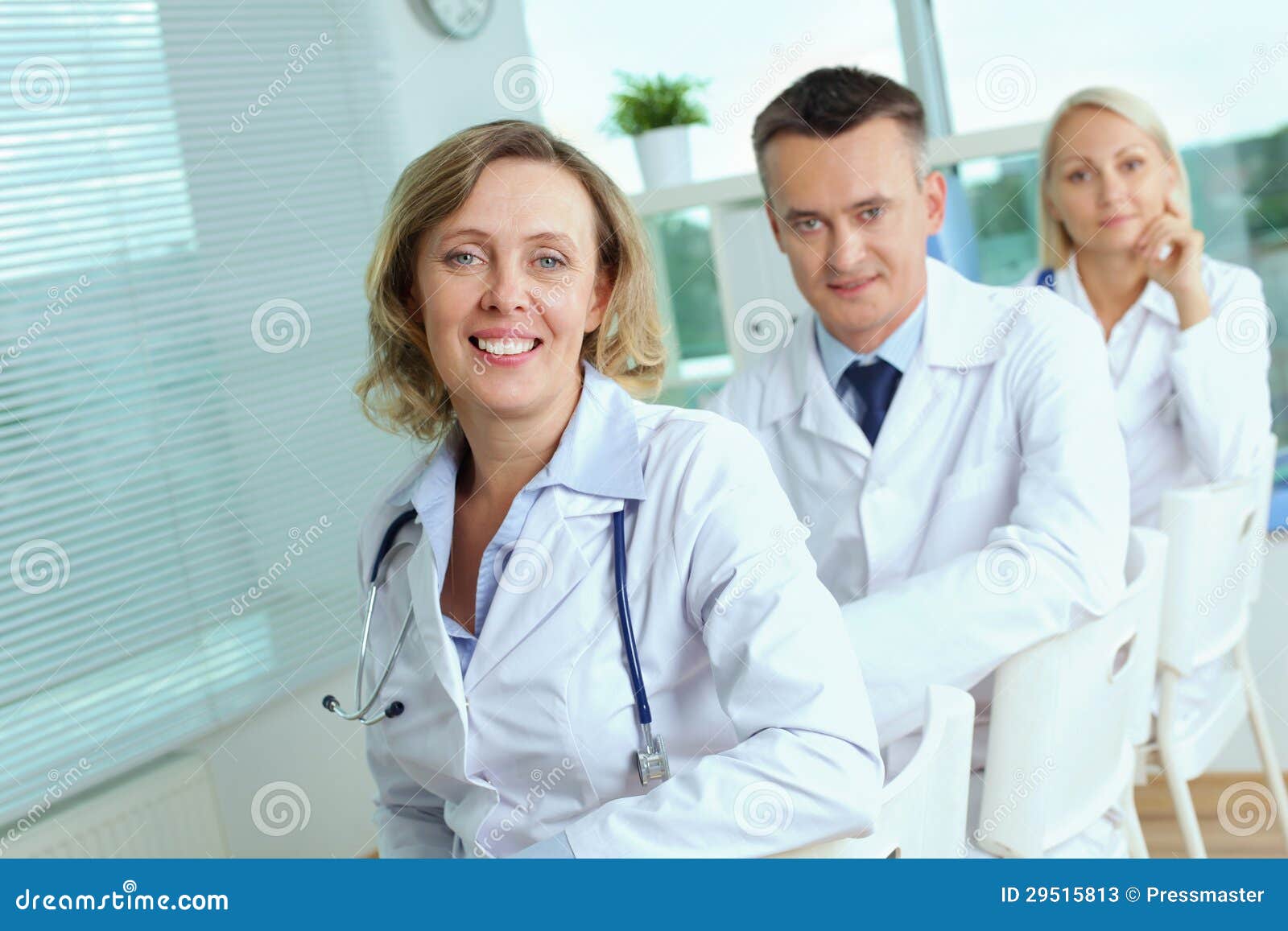 Successful medical team stock image. Image of cheerful - 29515813