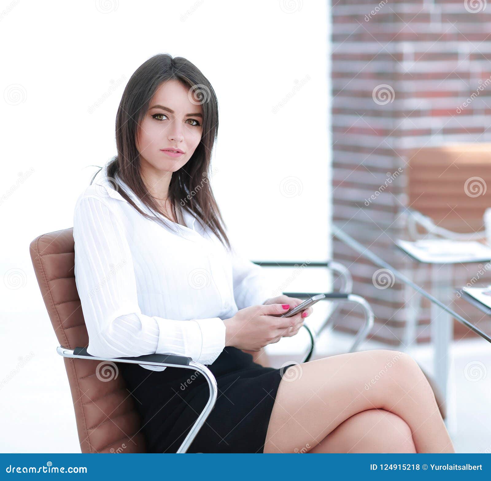 Successful Modern Business Woman Sitting At A Desk. Royalty-Free Stock ... Successful Modern Business Woman Sitting At A Desk. Royalty-Free Stock ...