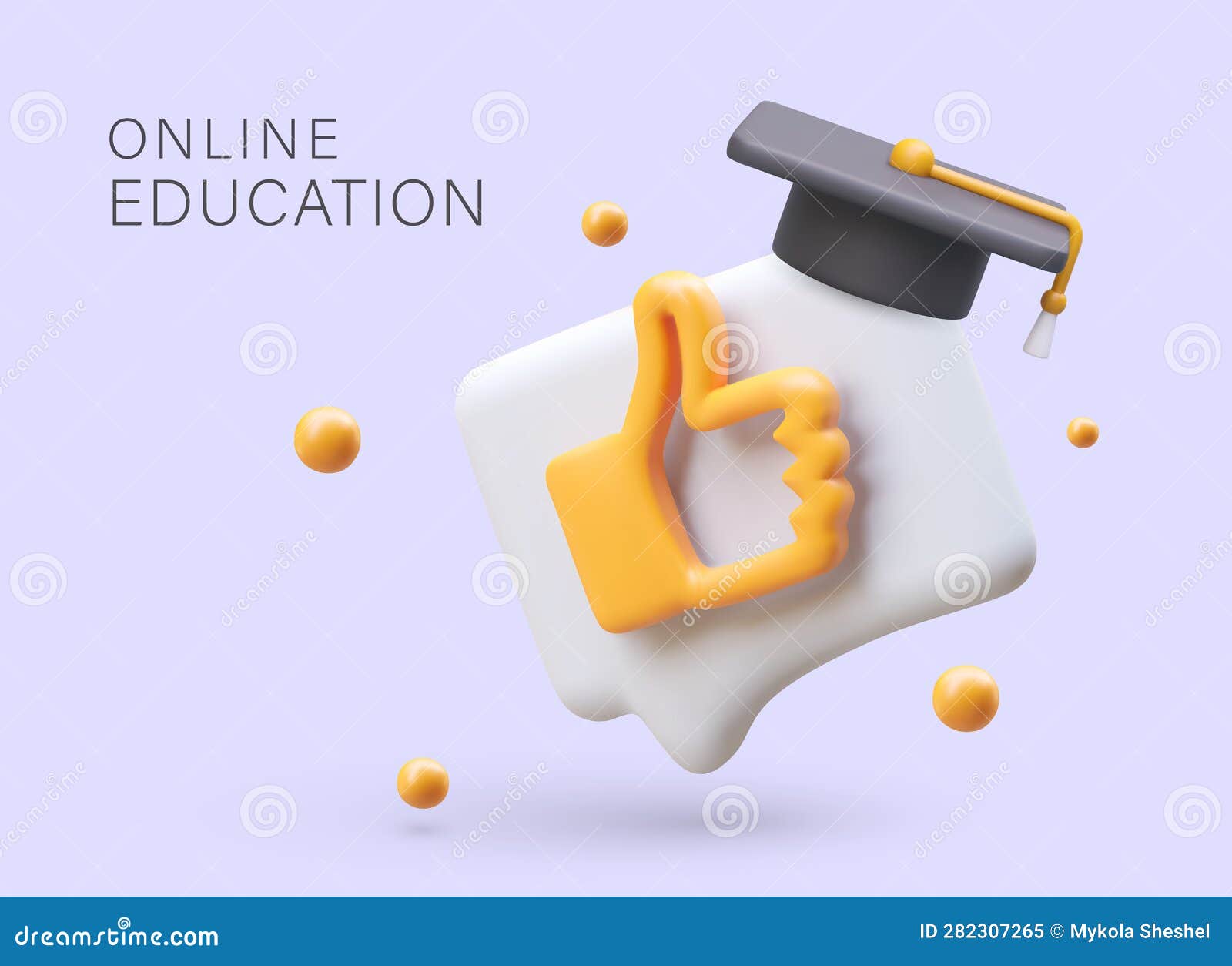 Successful Online Learning. Positive Feedback about Course Stock Vector ...