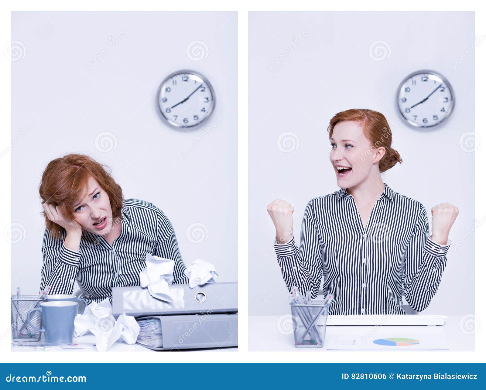 Successful and Overworked Worker Stock Photo - Image of burnout, worker ...