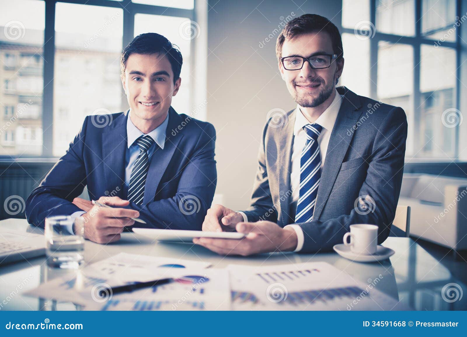 Successful partners stock photo. Image of happy, looking - 34591668