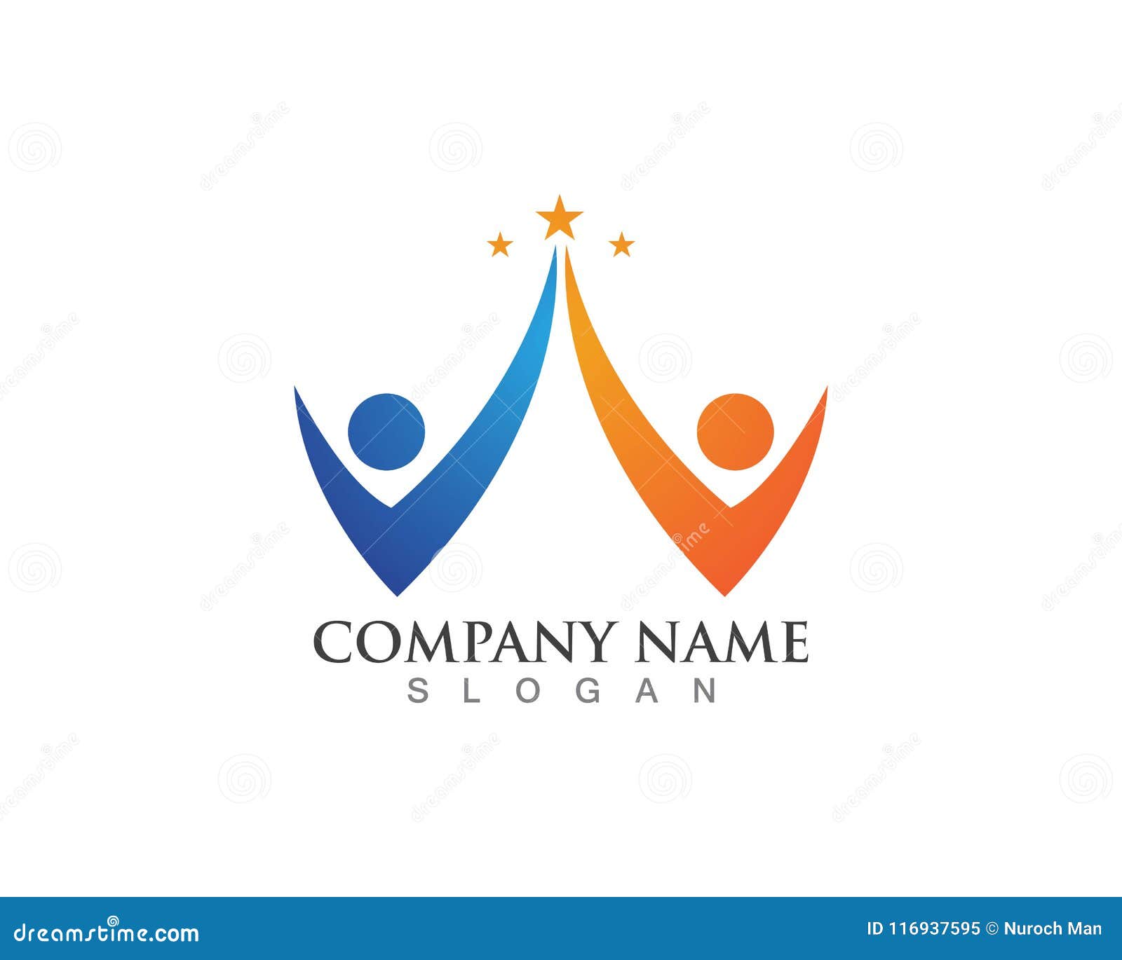 Successful people logos stock vector. Illustration of people - 116937595