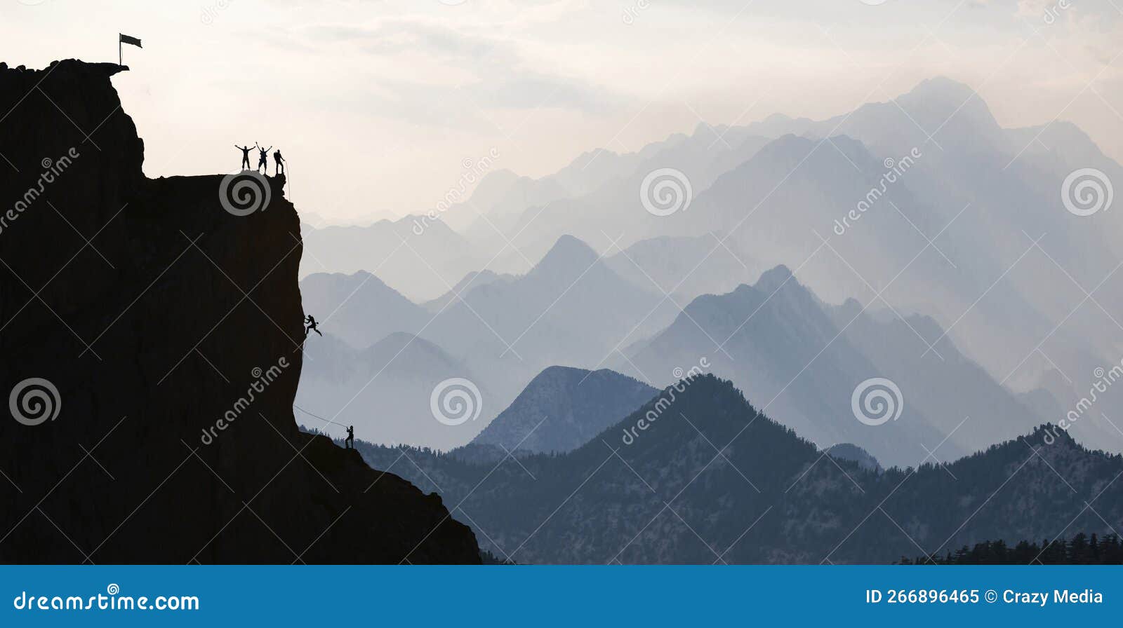 Successful People of the Summit; Team Leadership, Determined and ...