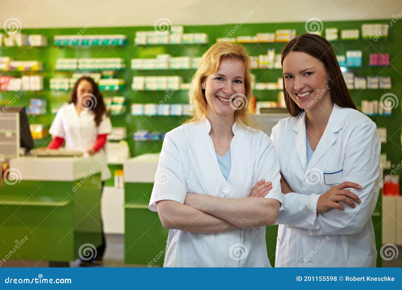 Successful pharmacists stock photo. Image of coat, pharmaceuticals ...