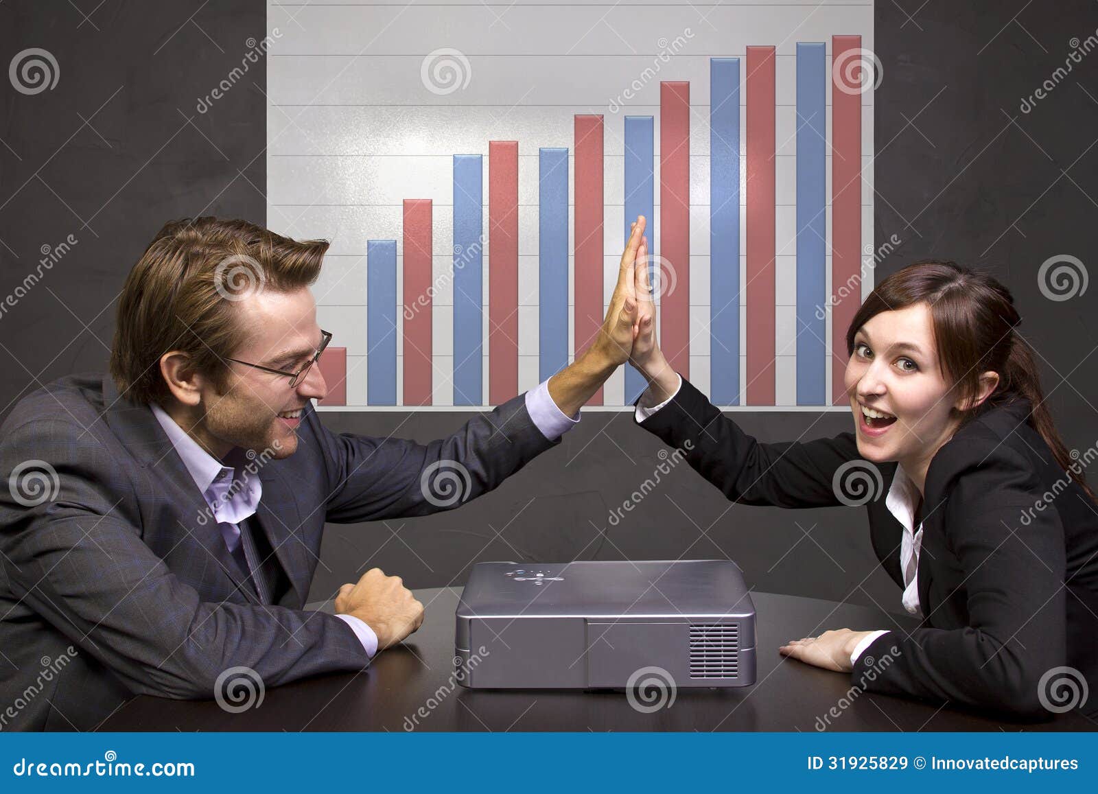 Successful Profits stock image. Image of chart, people - 31925829