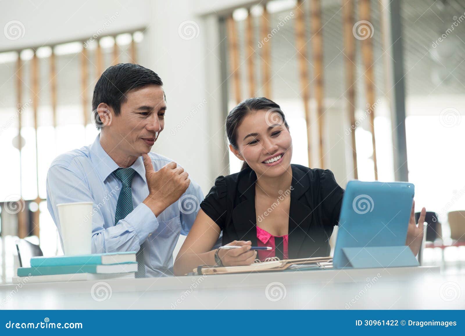 Successful project stock photo. Image of female, manager - 30961422