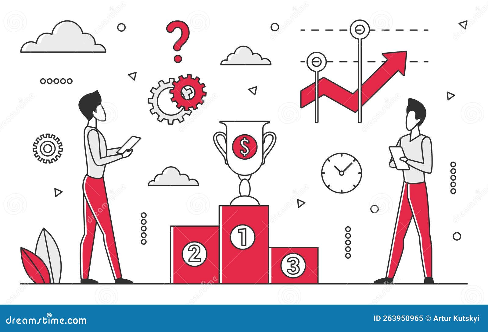 Successful Project Strategy Stock Vector - Illustration of metaphor ...