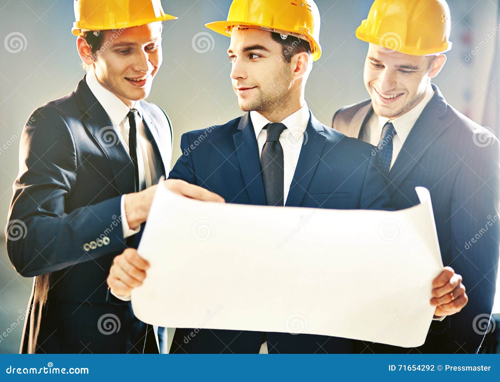 Successful project stock photo. Image of corporate, hardhat - 71654292