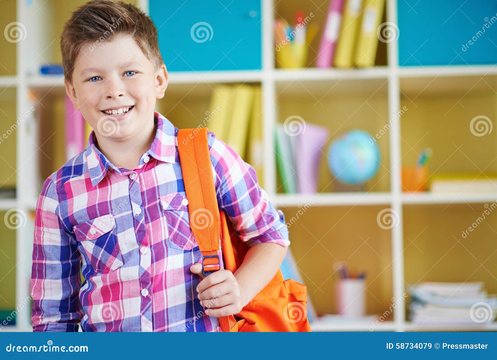 Successful pupil stock image. Image of looking, diligent - 58734079