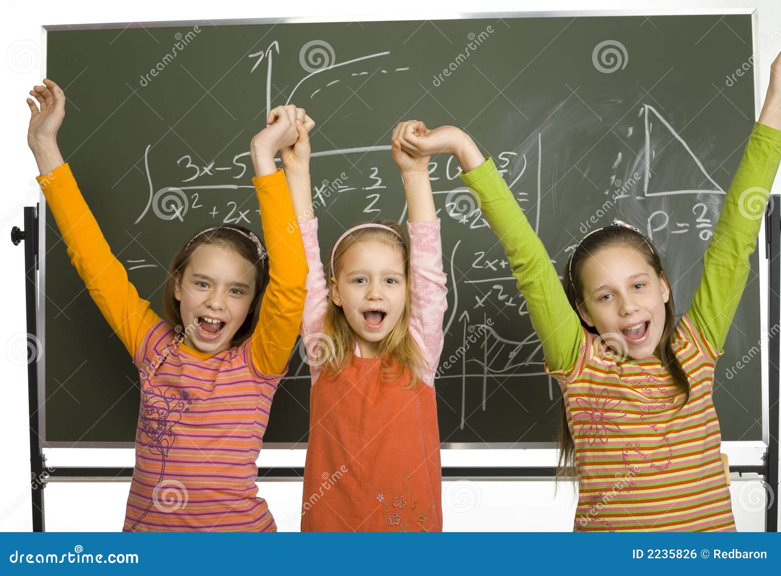 Successful pupils stock photo. Image of looking, girls - 2235826