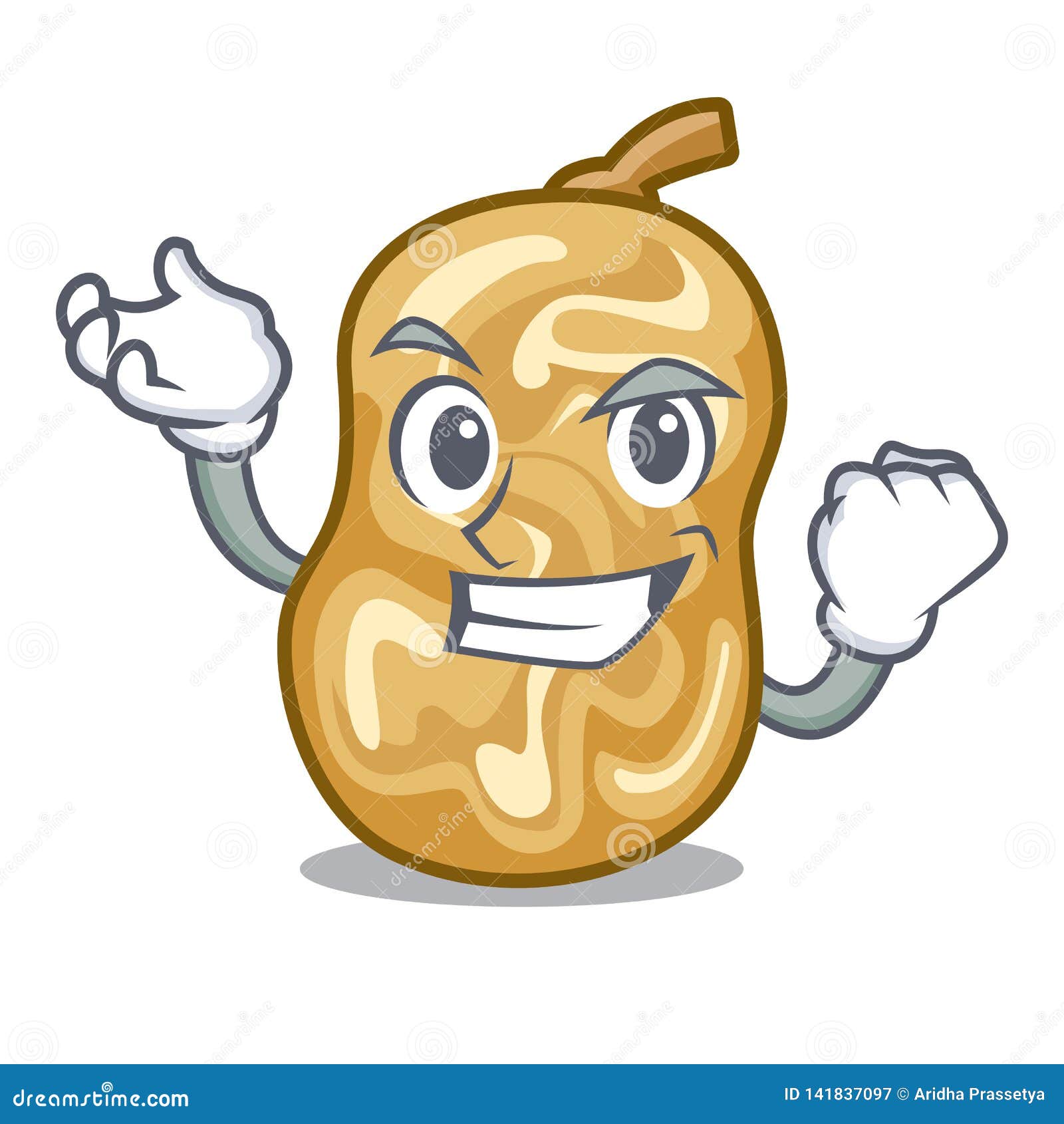 Successful Raisins Isolated with in the Mascot Stock Vector ...