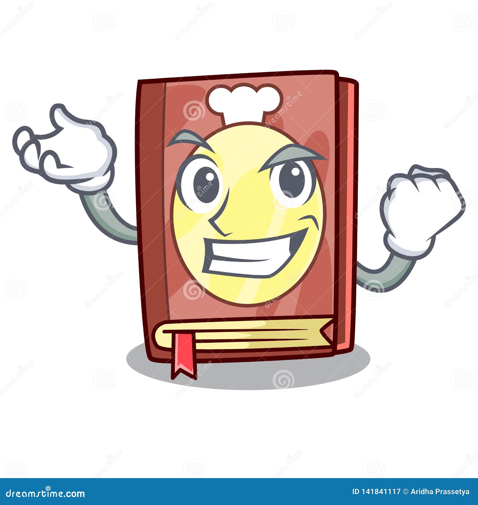 Successful Recipe Book Isolated in the Cartoon Stock Vector ...